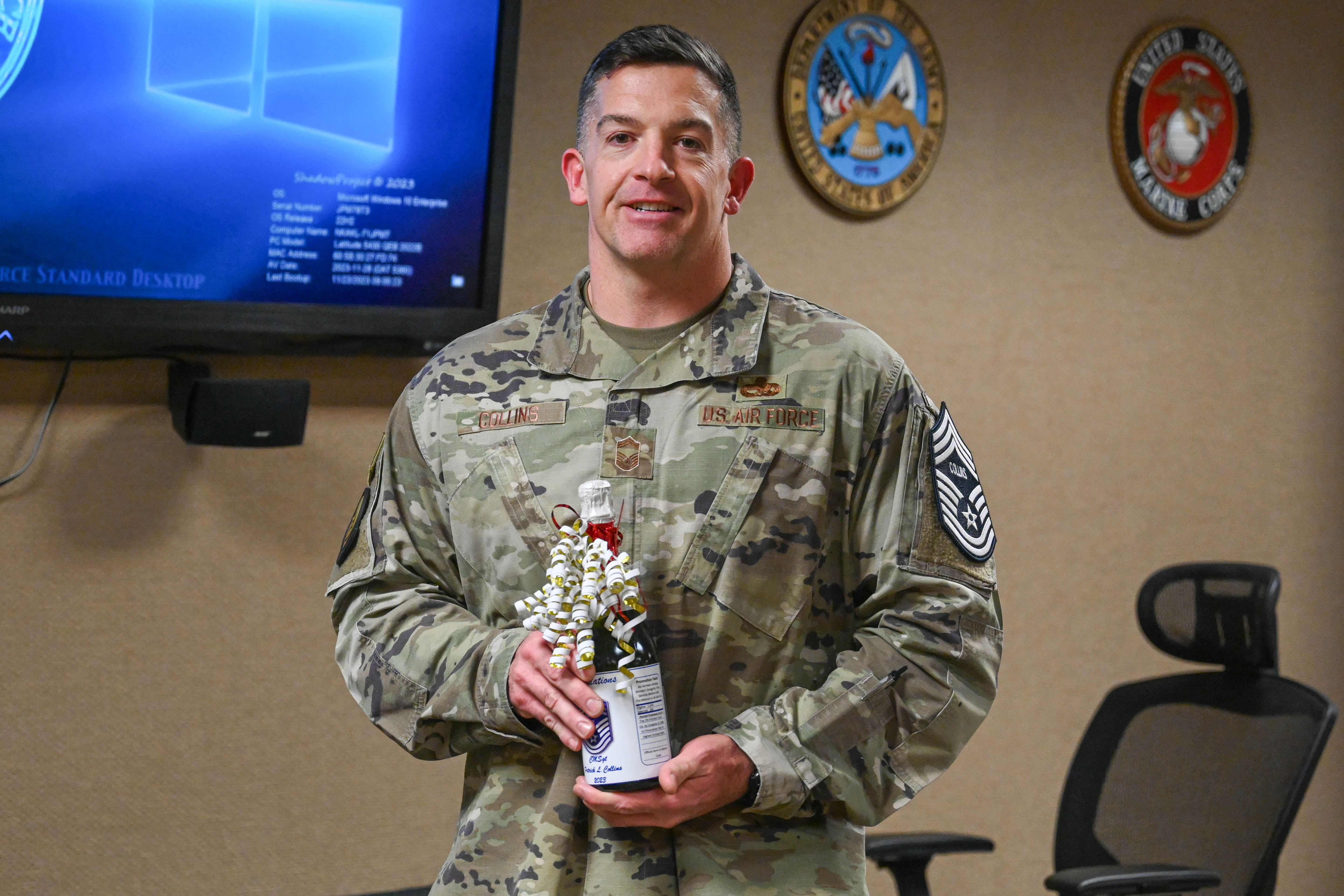 TLR recognizes chief master sergeant selects during release party ...
