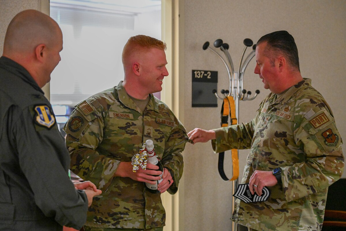 TLR recognizes chief master sergeant selects during release party ...