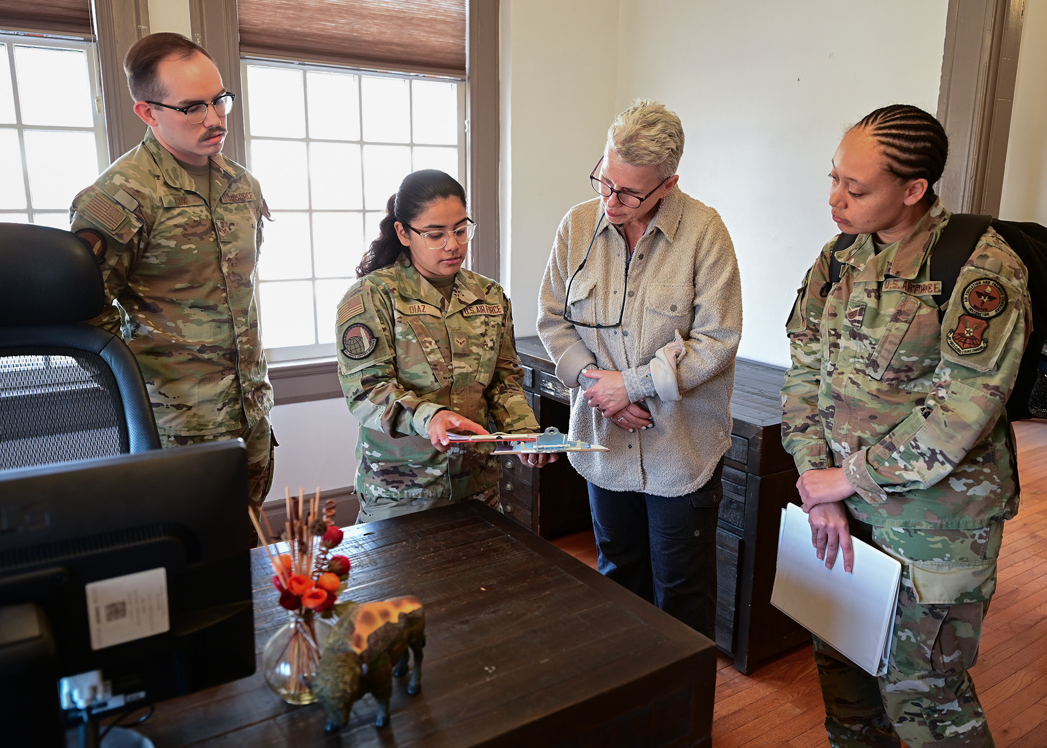 AFGSC leaders visit the Mighty Ninety, emphasize nuclear deterrence ...