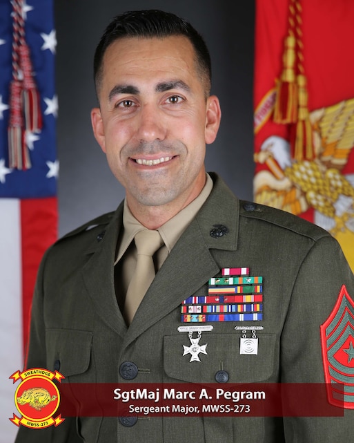Sergeant Major Marc A. Pegram > 2nd Marine Aircraft Wing > Command ...