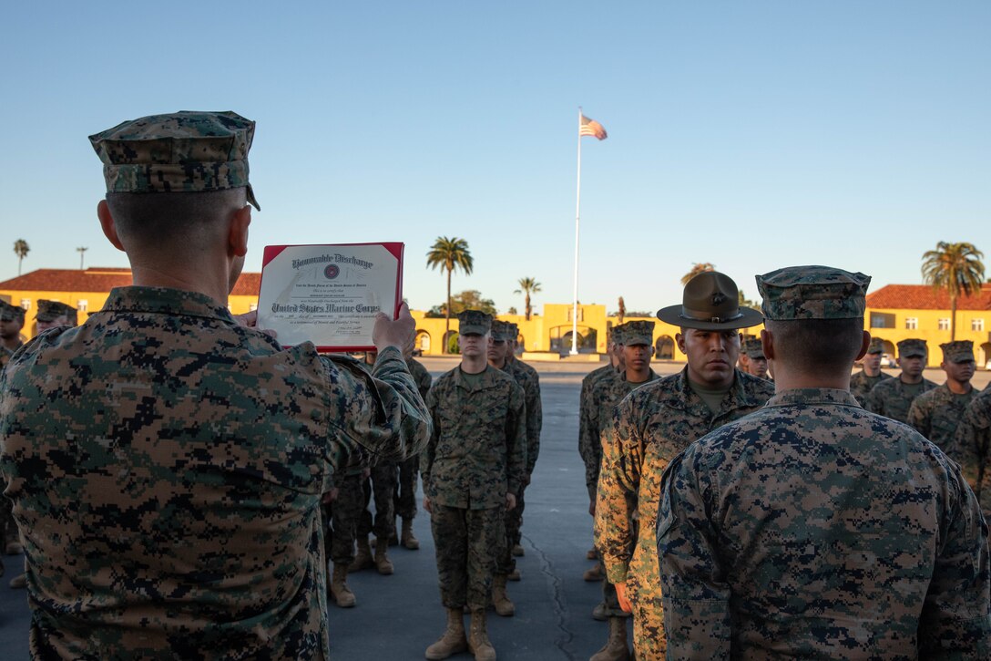 Sergeant Major of the Marine Corps visits MCRDSD 2023