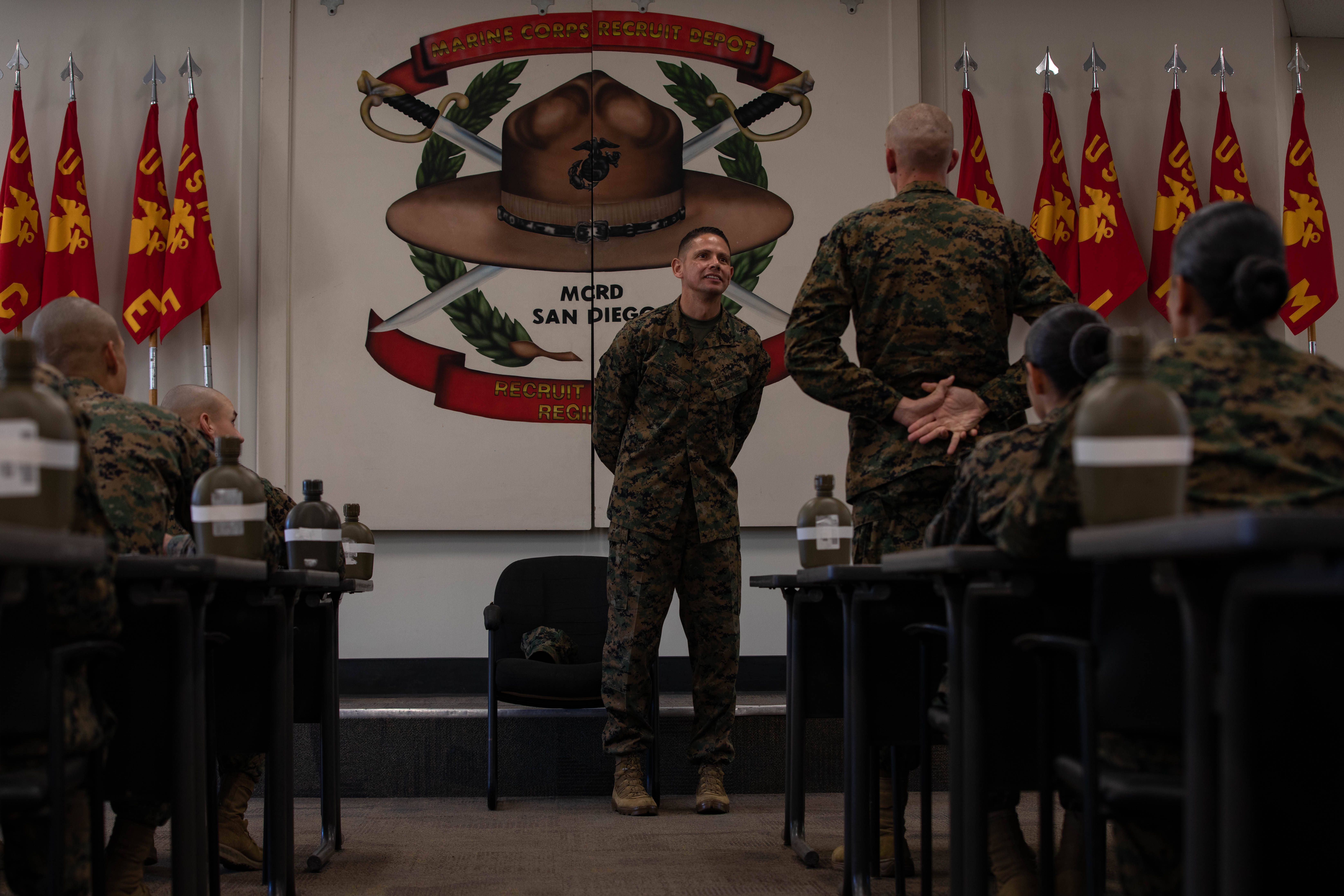 Sergeant Major of the Marine Corps visits MCRDSD 2023