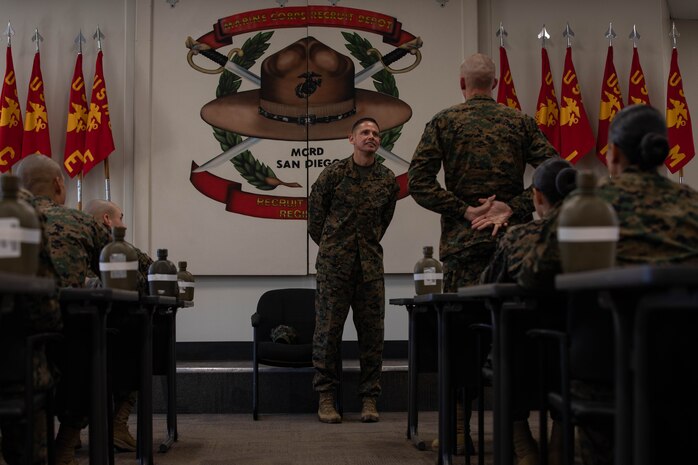 Sergeant Major of the Marine Corps visits MCRDSD 2023