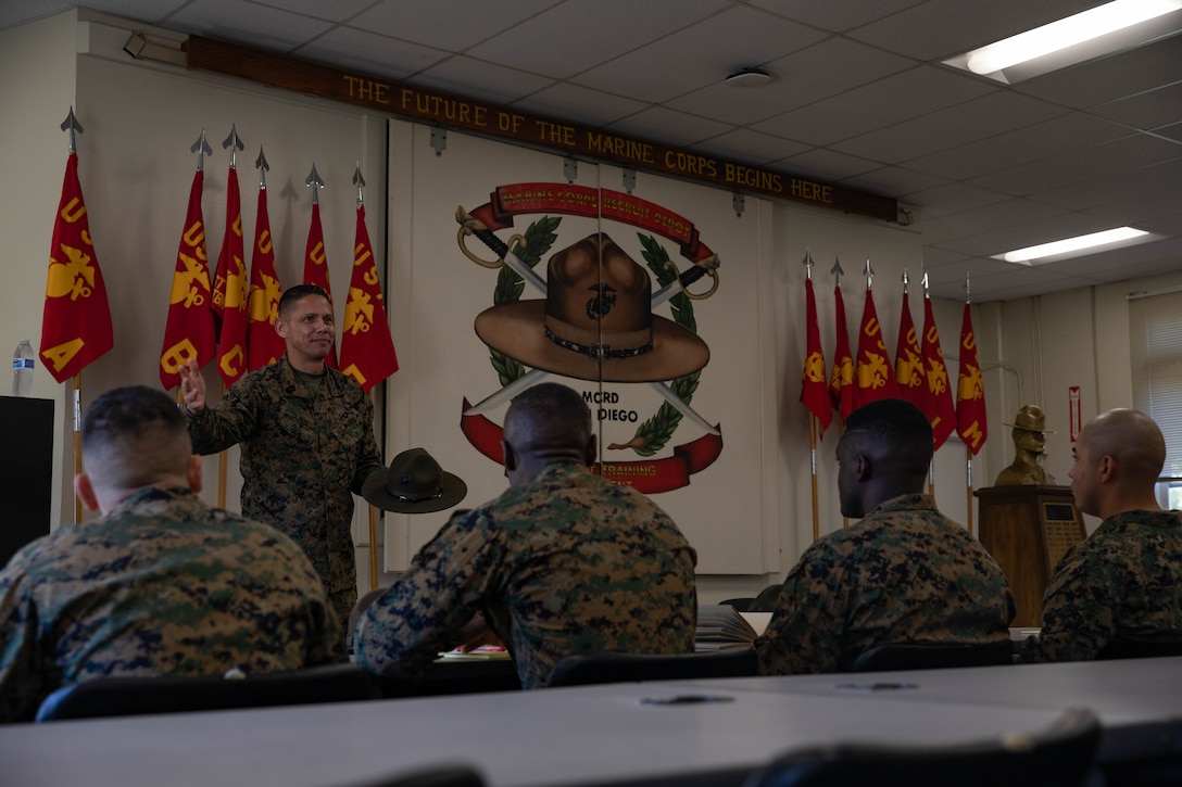 Sergeant Major of the Marine Corps visits MCRDSD 2023