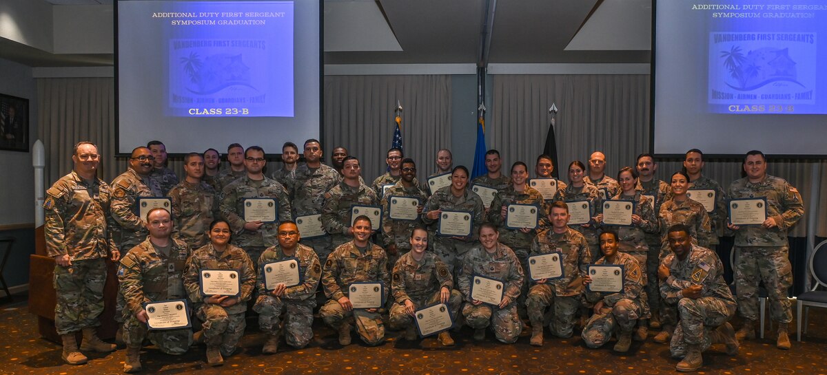 Vandenberg Celebrates the Additional Duty First Sergeants Graduation ...