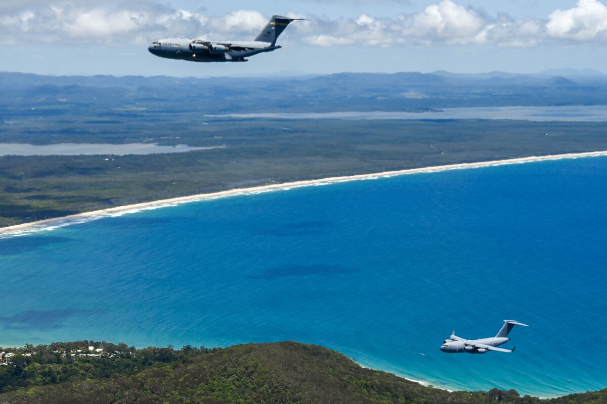 USAF, RAAF, RAF perform multilateral training > 15th Wing > Article Display