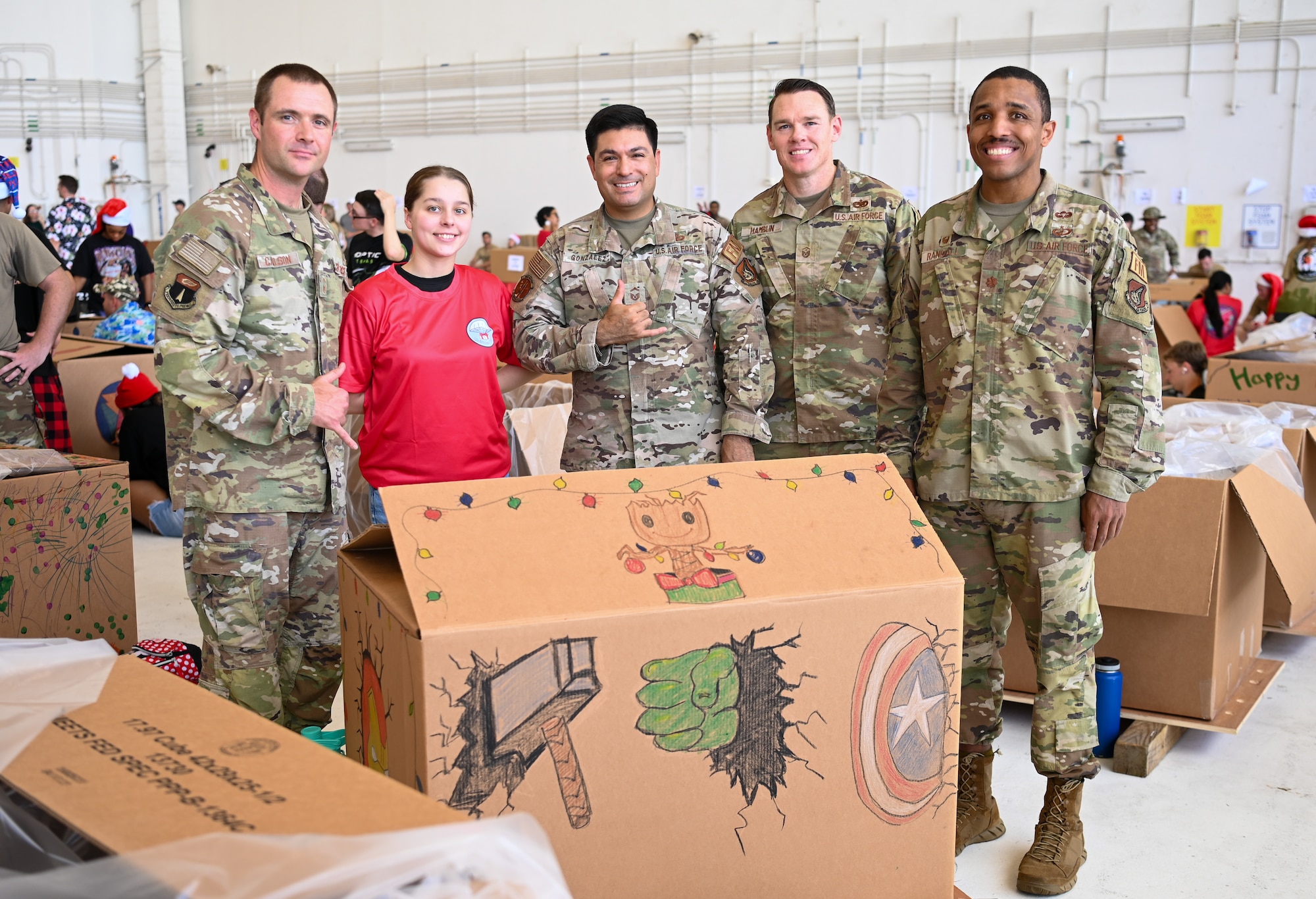 Operation Christmas Drop Box Build > Andersen Air Force Base > Features