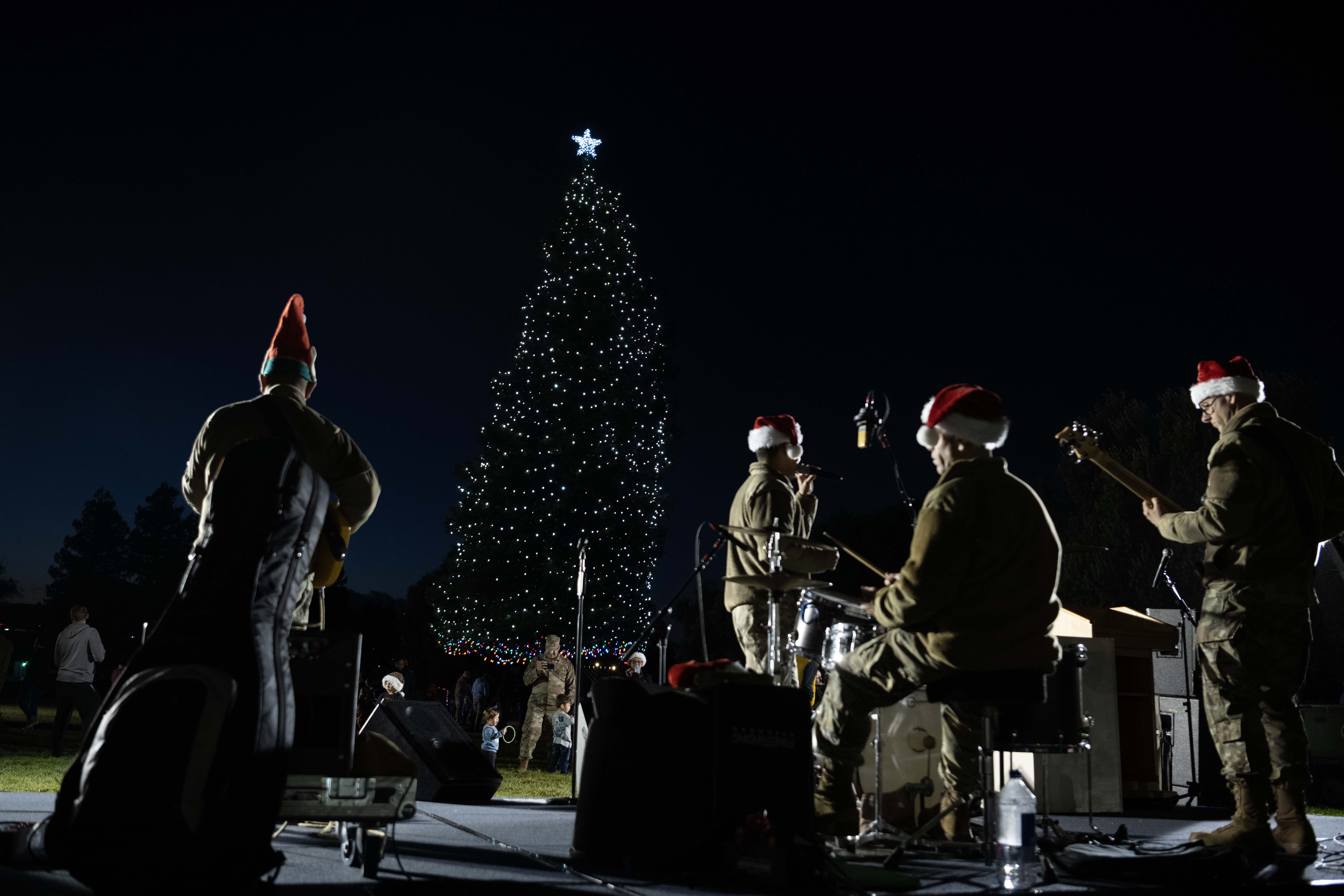 Travis AFB Christmas tree lighting 2023 > Travis Air Force Base > Display