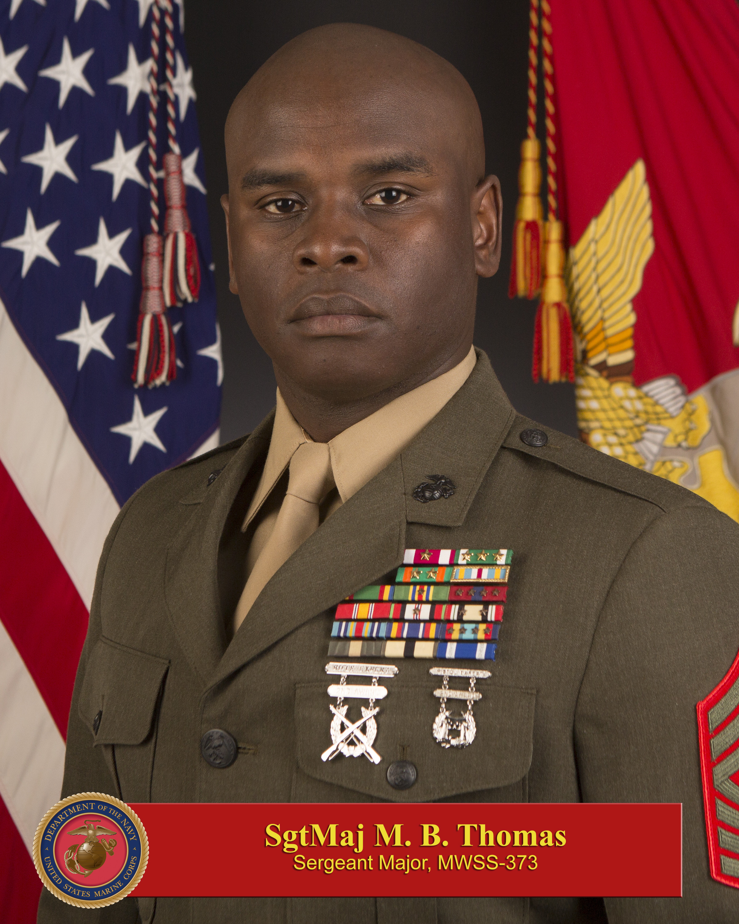 Sergeant Major Marvin B. Thomas > 3rd Marine Aircraft Wing > Biography