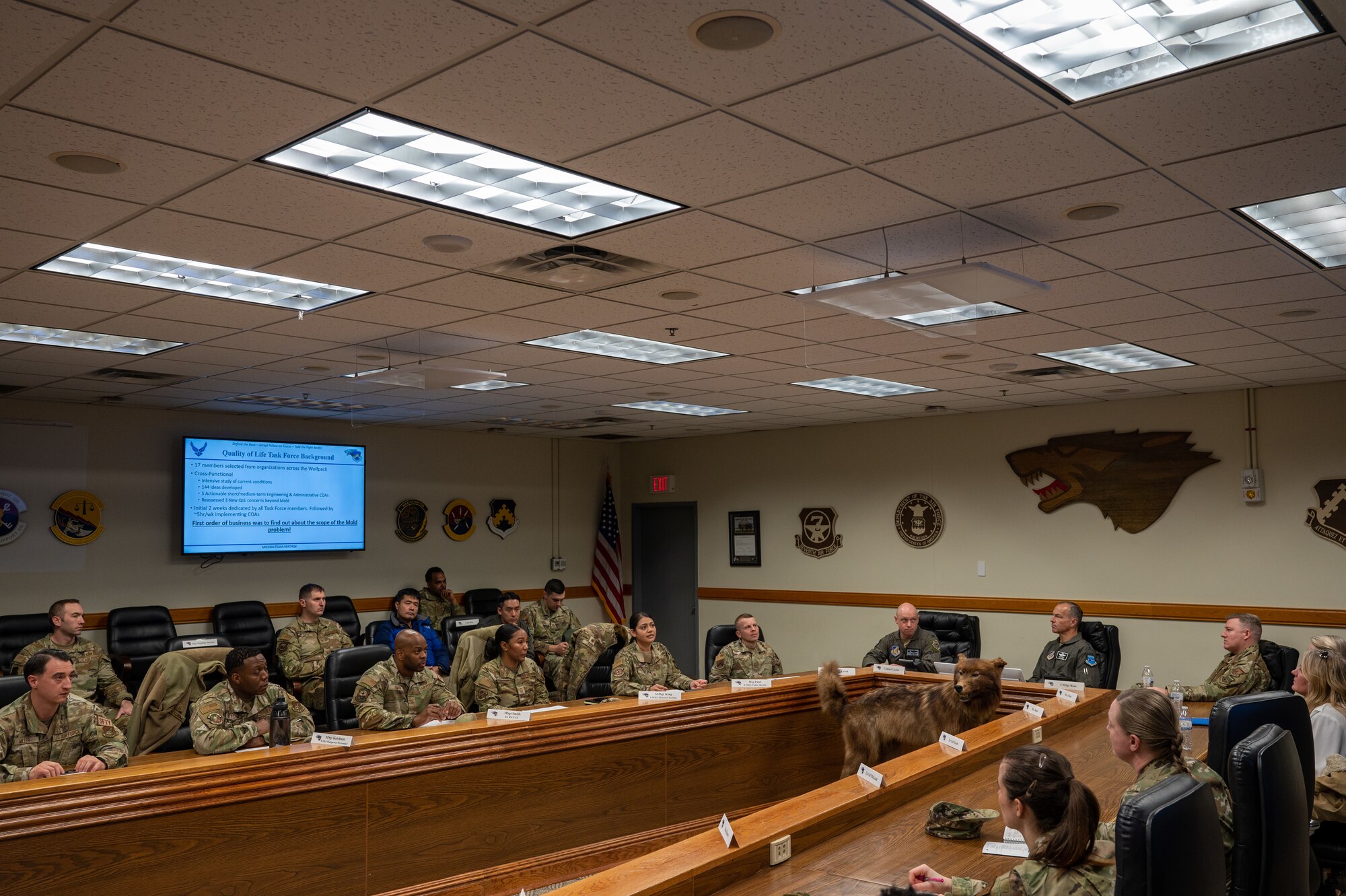 7AF leaders’ battlefield circulation shows Wolf Pack continued support ...