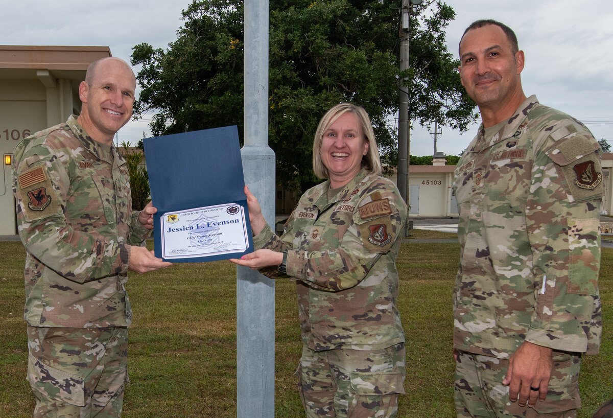 Kadena celebrates chief selects > Kadena Air Base > News