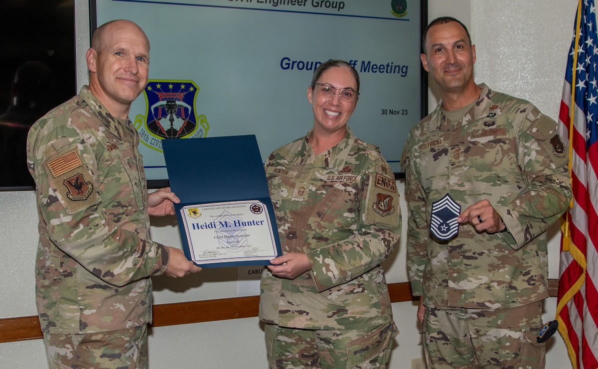 Kadena celebrates chief selects > Kadena Air Base > News