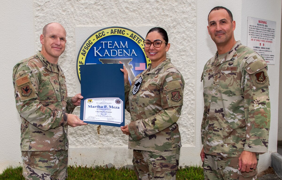 Kadena celebrates chief selects > 5th Air Force > Article Display