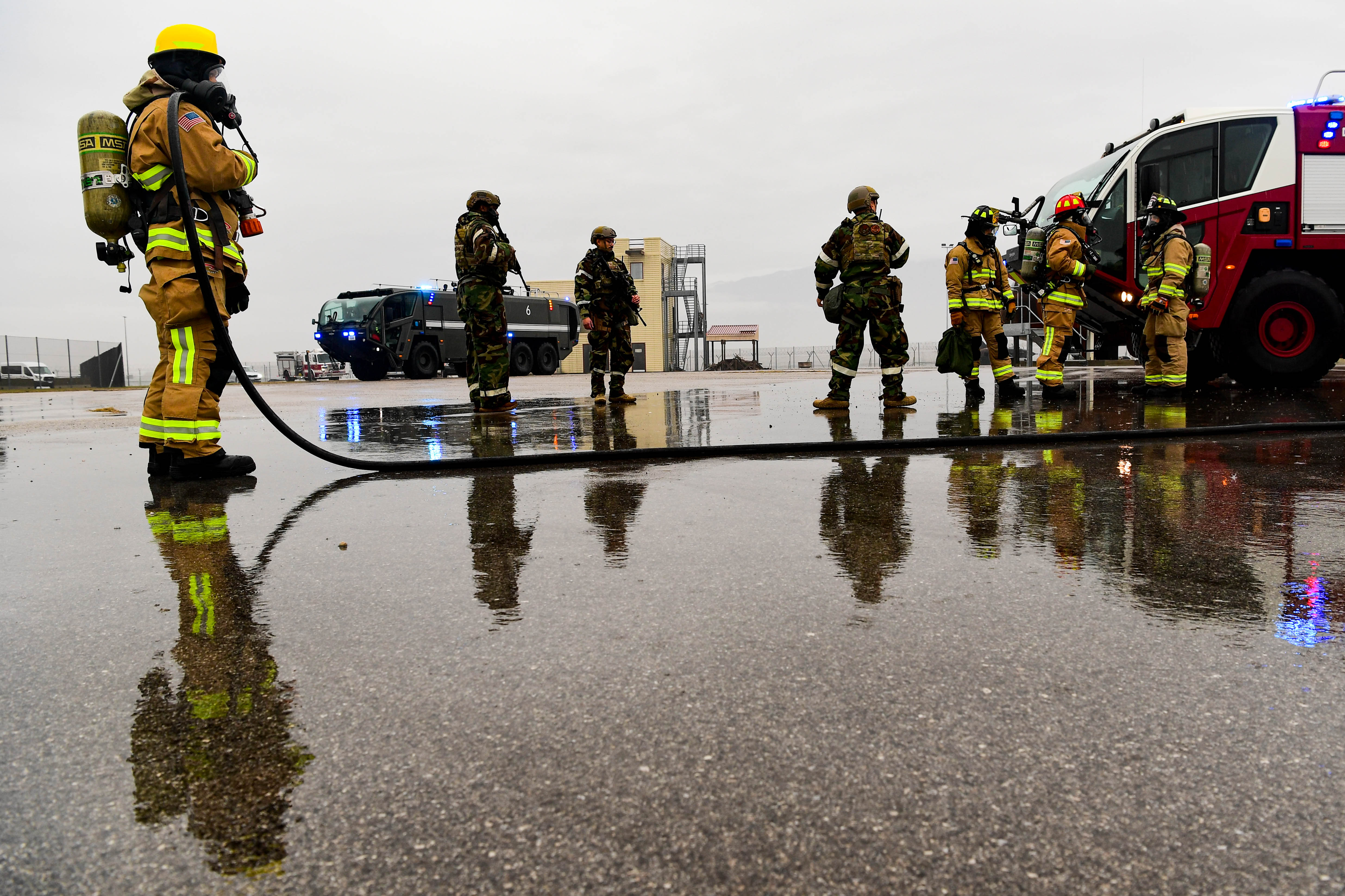 Exercise Fighting Wyvern: Simulated F-16 Crash > Aviano Air Base > Display