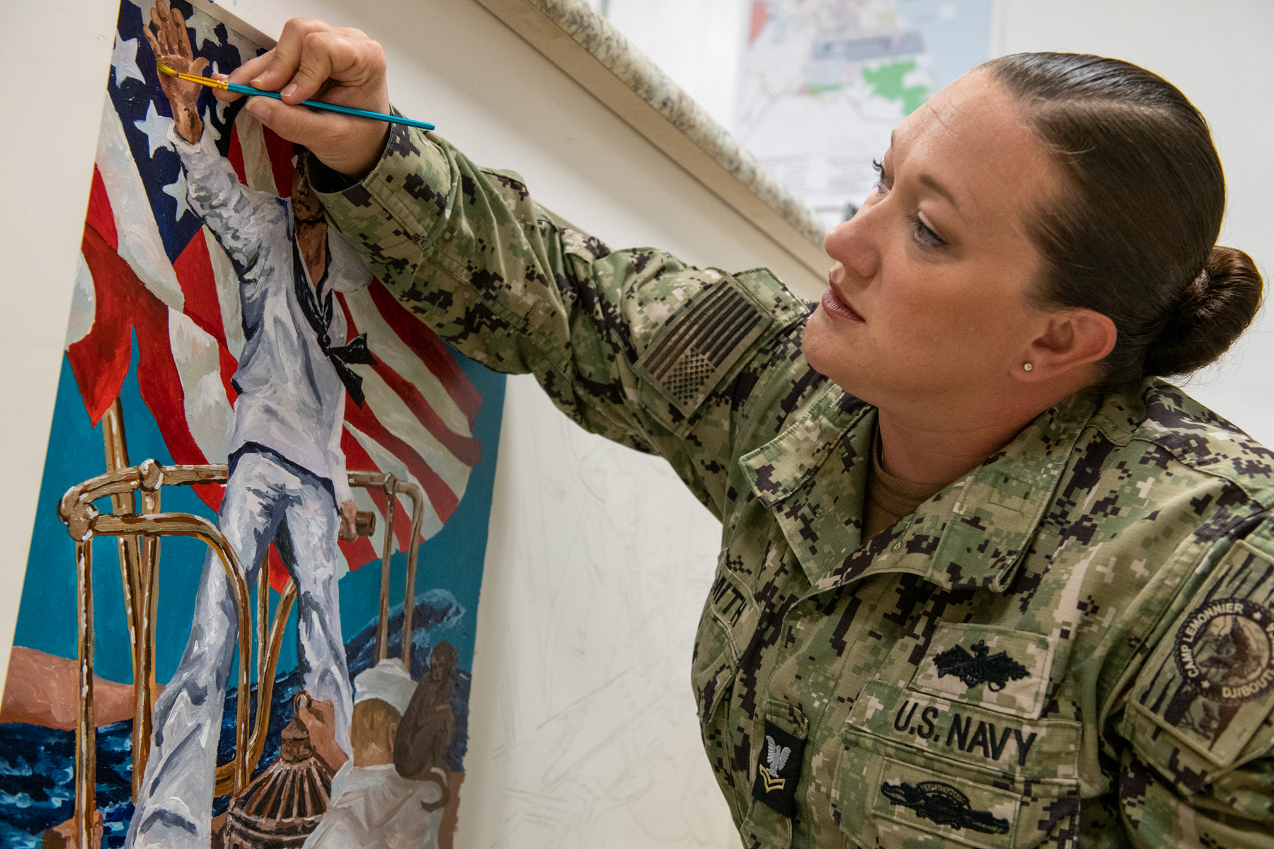 Navy Seabee Jessica Smith’s Artwork Recalls U.S. Navy History > U.S ...