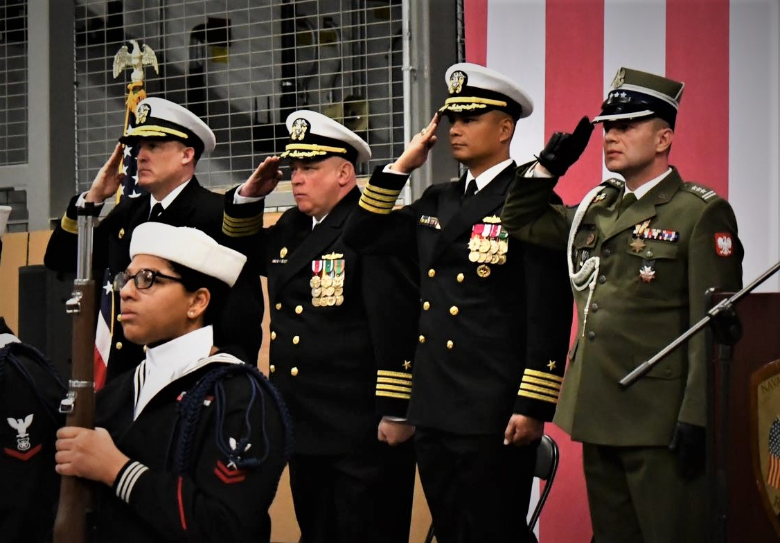 NSF Redzikowo Hosts Change of Command > Commander, Navy Region Europe ...