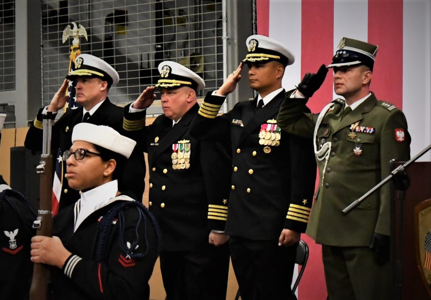 NSF Redzikowo Hosts Change of Command > Commander, Navy Region Europe ...