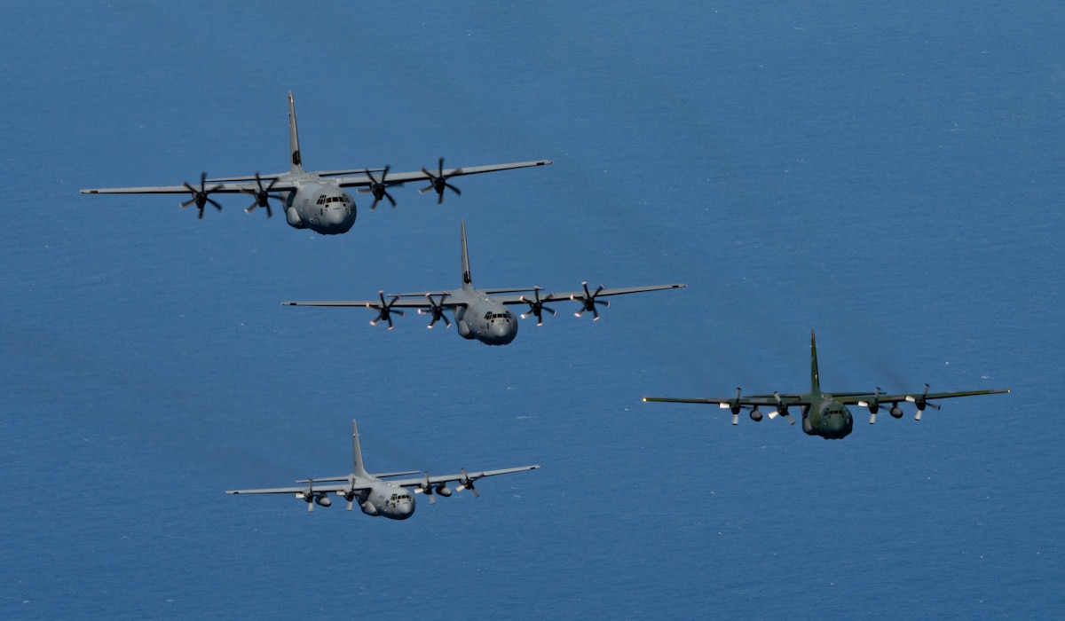 Operation Christmas Drop 2023 ends with Allied elephant walk, formation ...