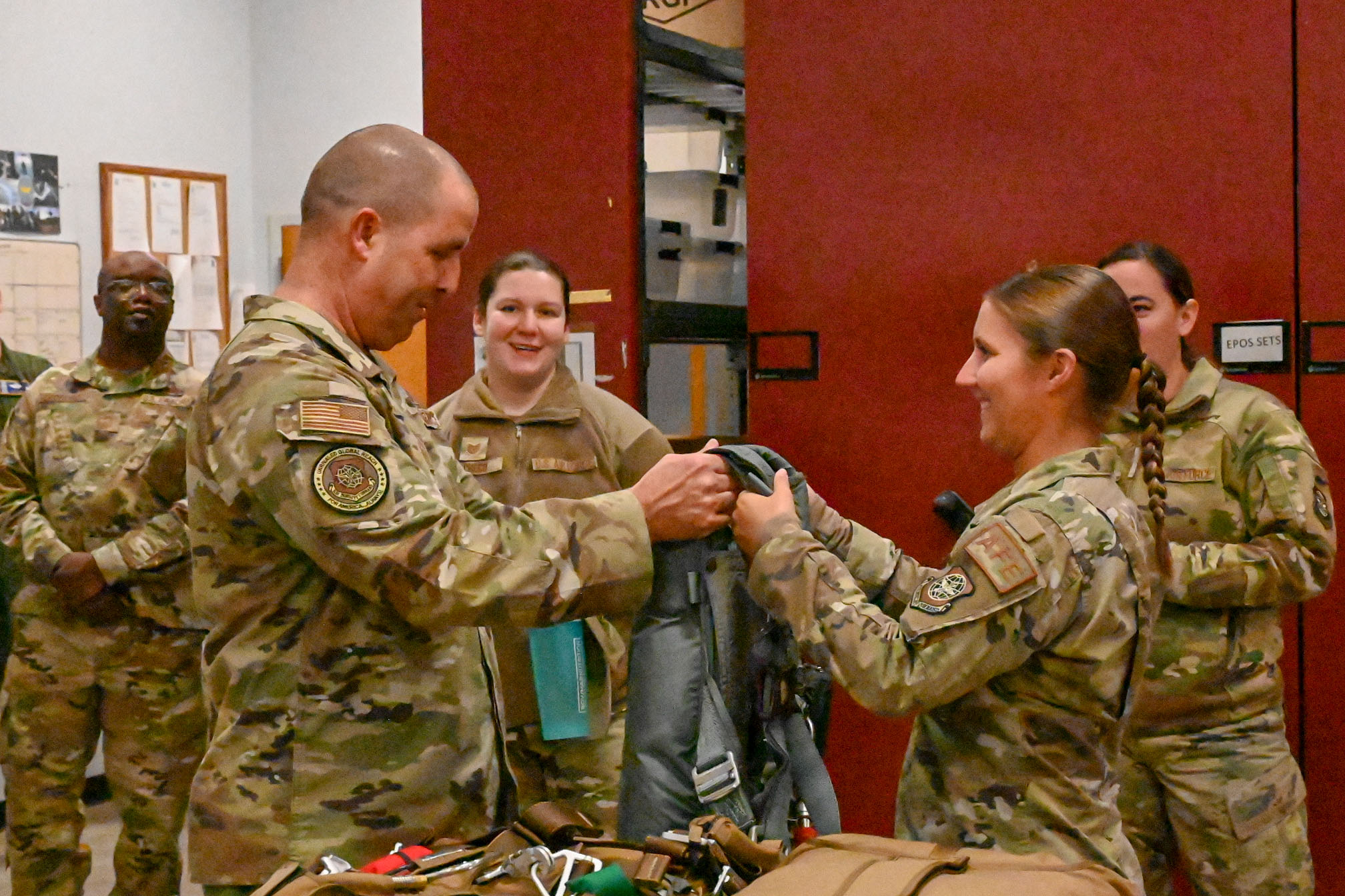 Herk Nation welcomes AMC first sergeant > Air Mobility Command > Article Display