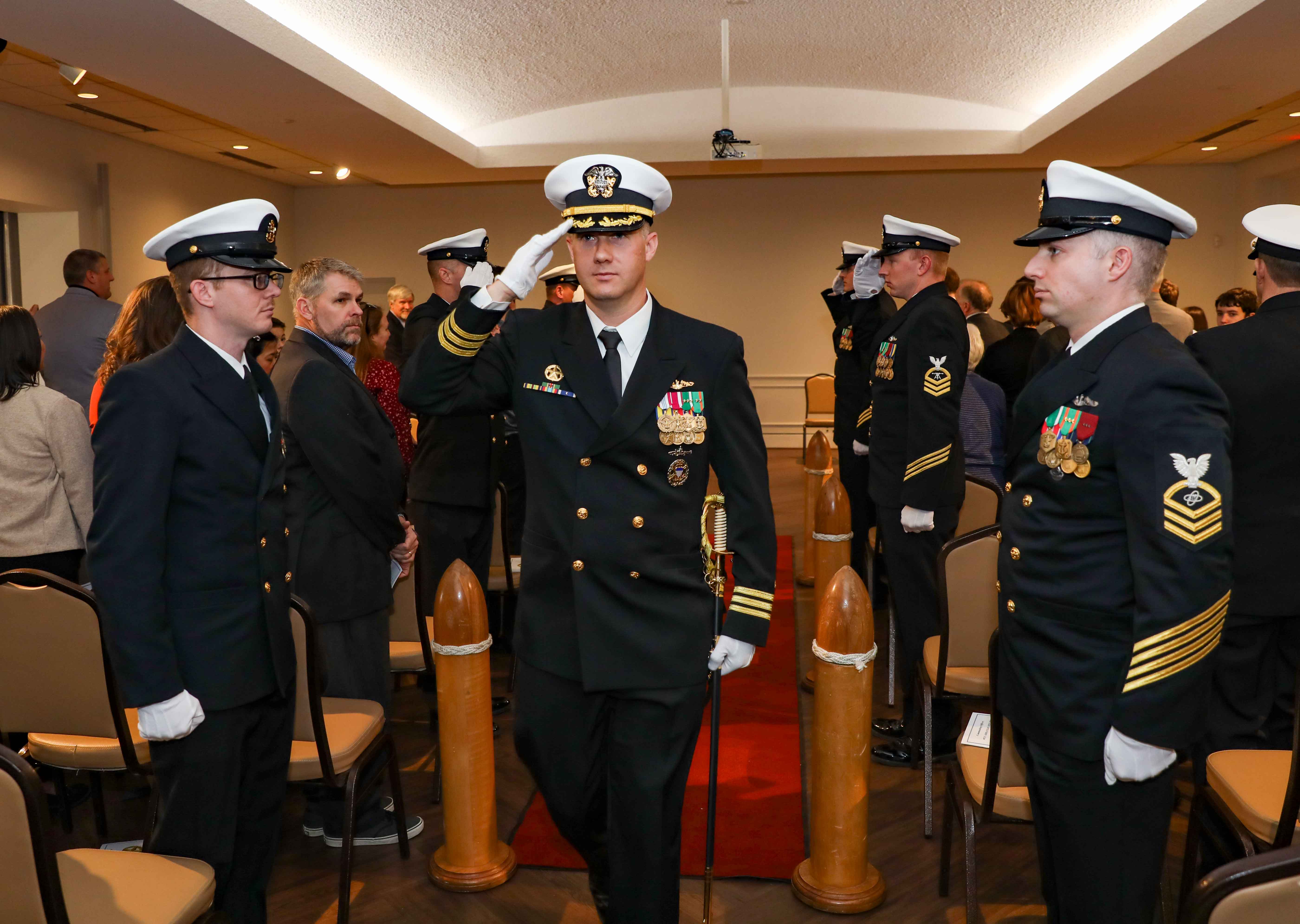 PCU Arkansas Holds Change of Command