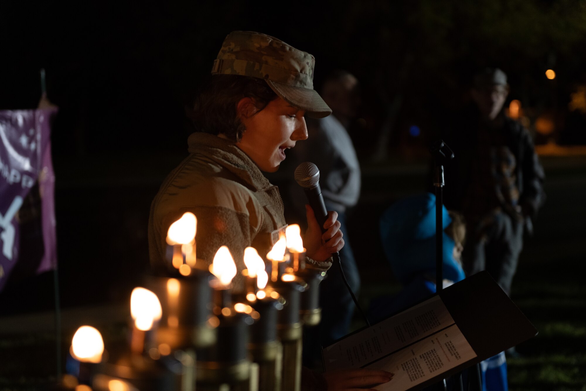 Travis AFB Menorah Lighting Ceremony > Travis Air Force Base > Display