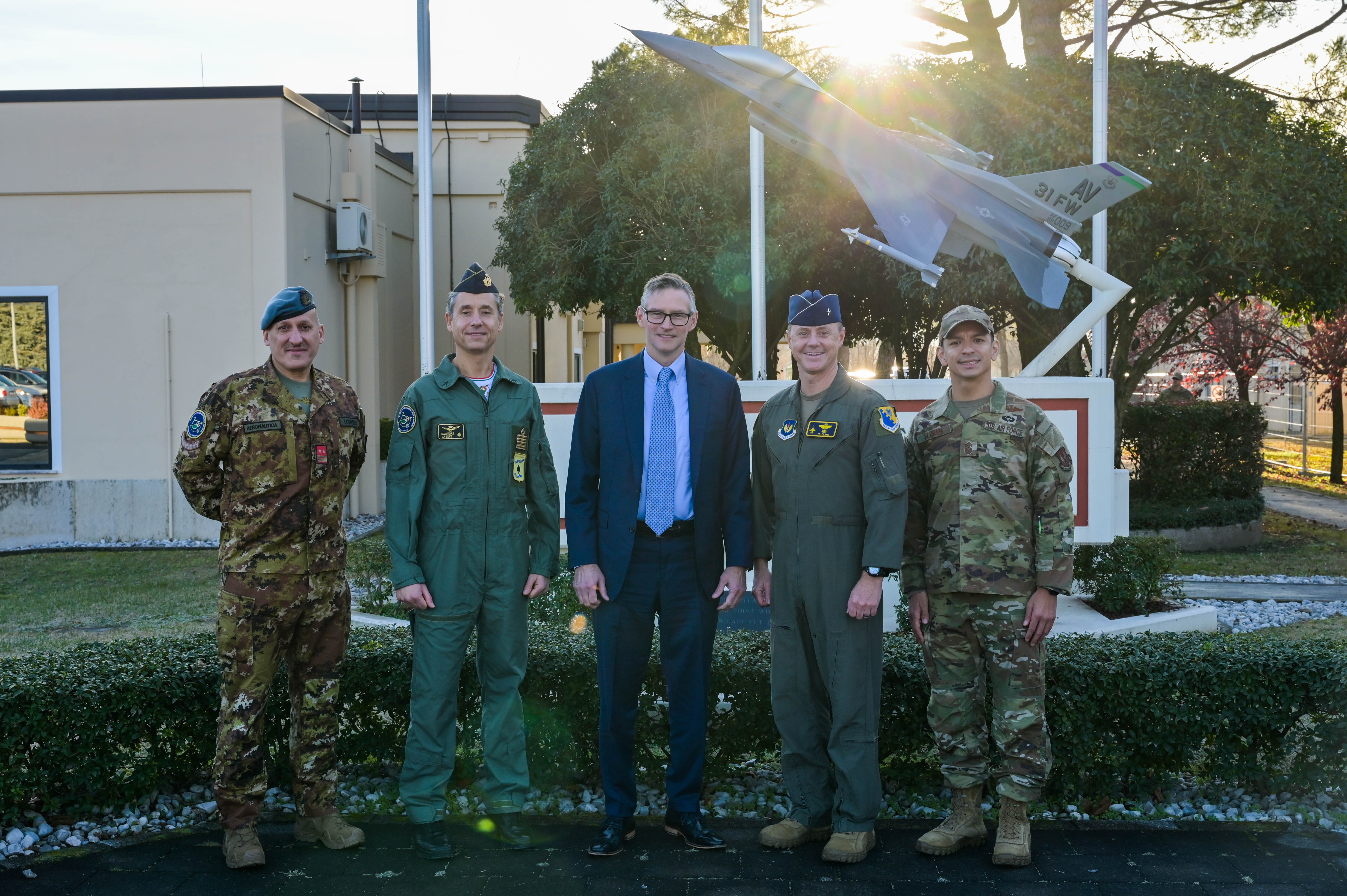 Milan Consul General Visit to Aviano AB > Aviano Air Base > Display