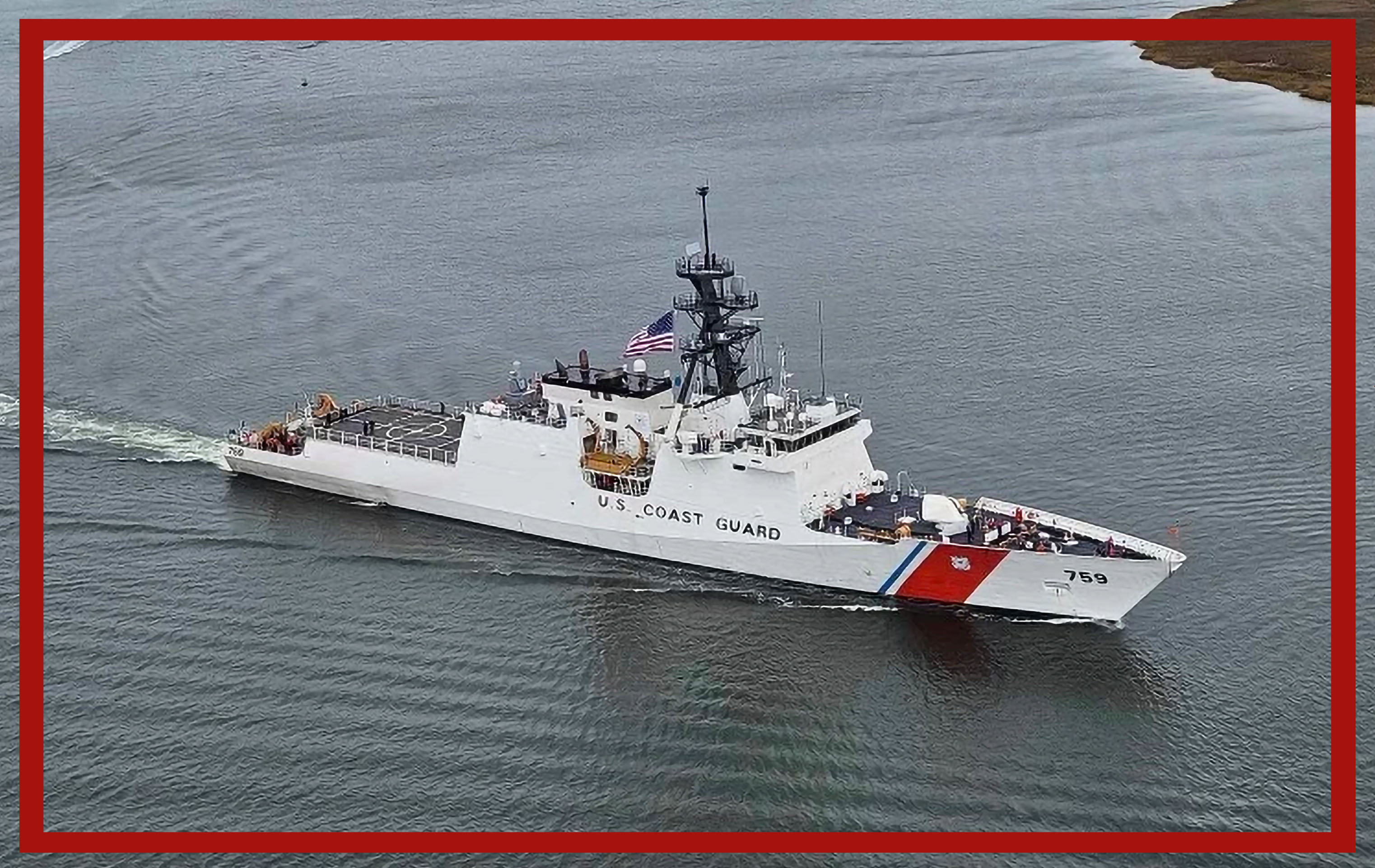 Coast Guard Cutter Calhoun arrives to new homeport in Charleston ...