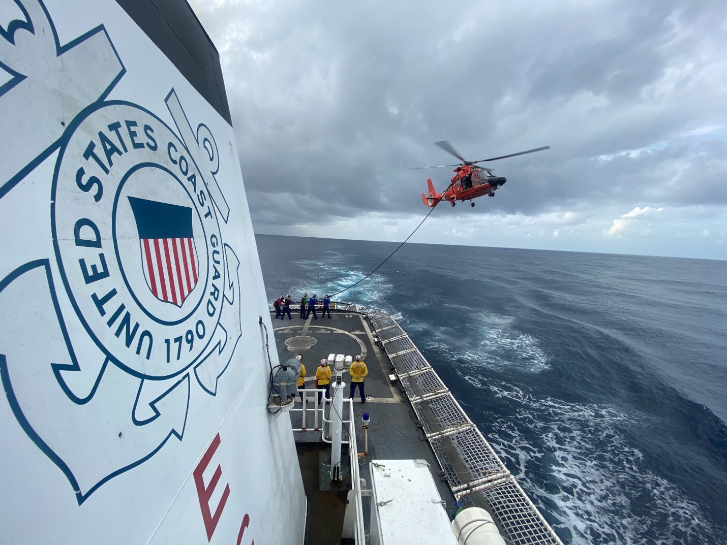 U.S. Coast Guard Cutter Active returns home after counternarcotics ...