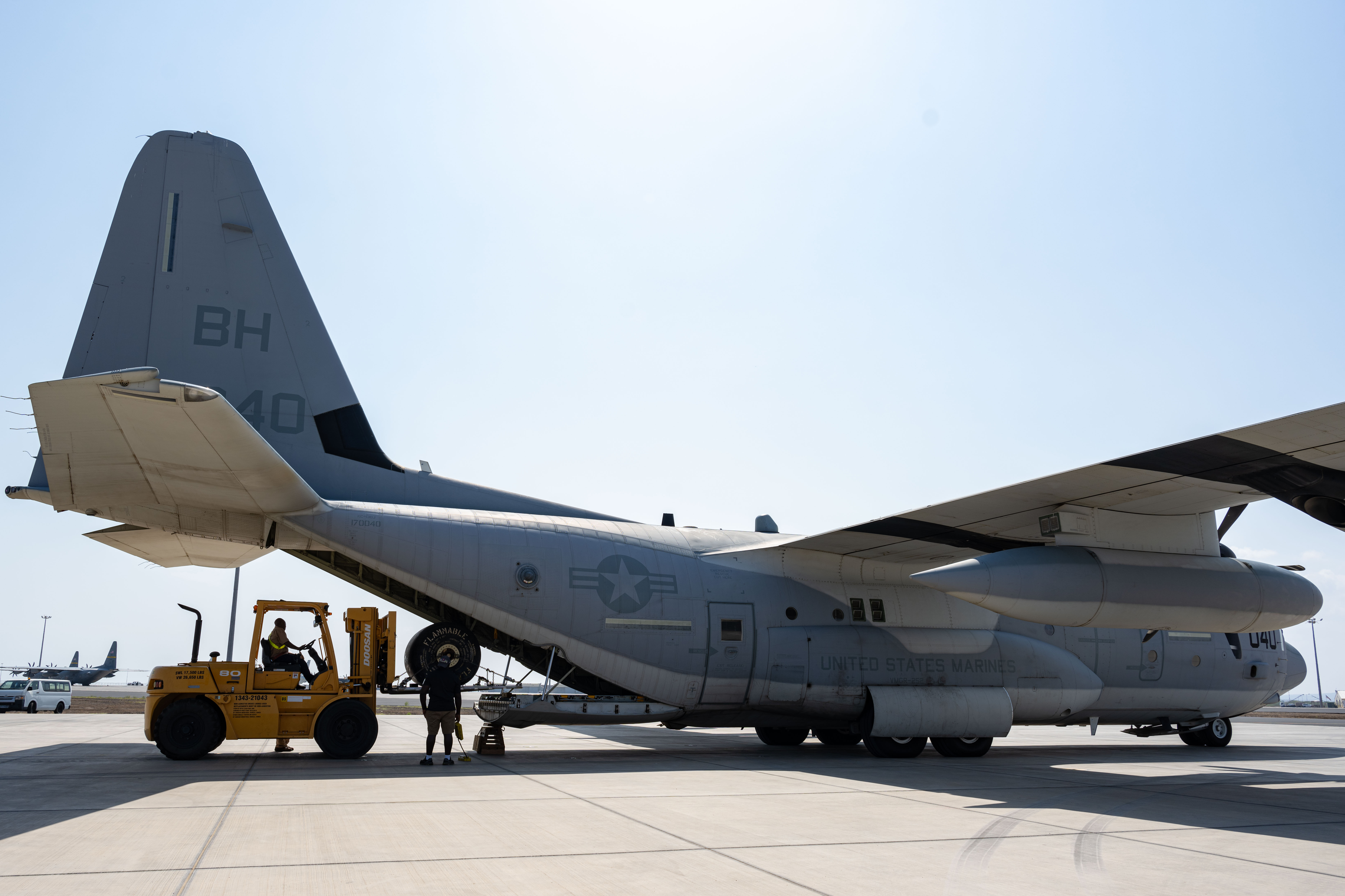 75th EAS, VMGR-252 deliver food, water, fuel to MBK > U.S. Air Forces in Europe - Air Forces ...