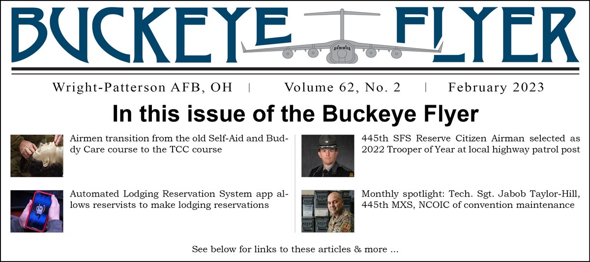 February Buckeye Flyer now available > 445th Airlift Wing > Article Display