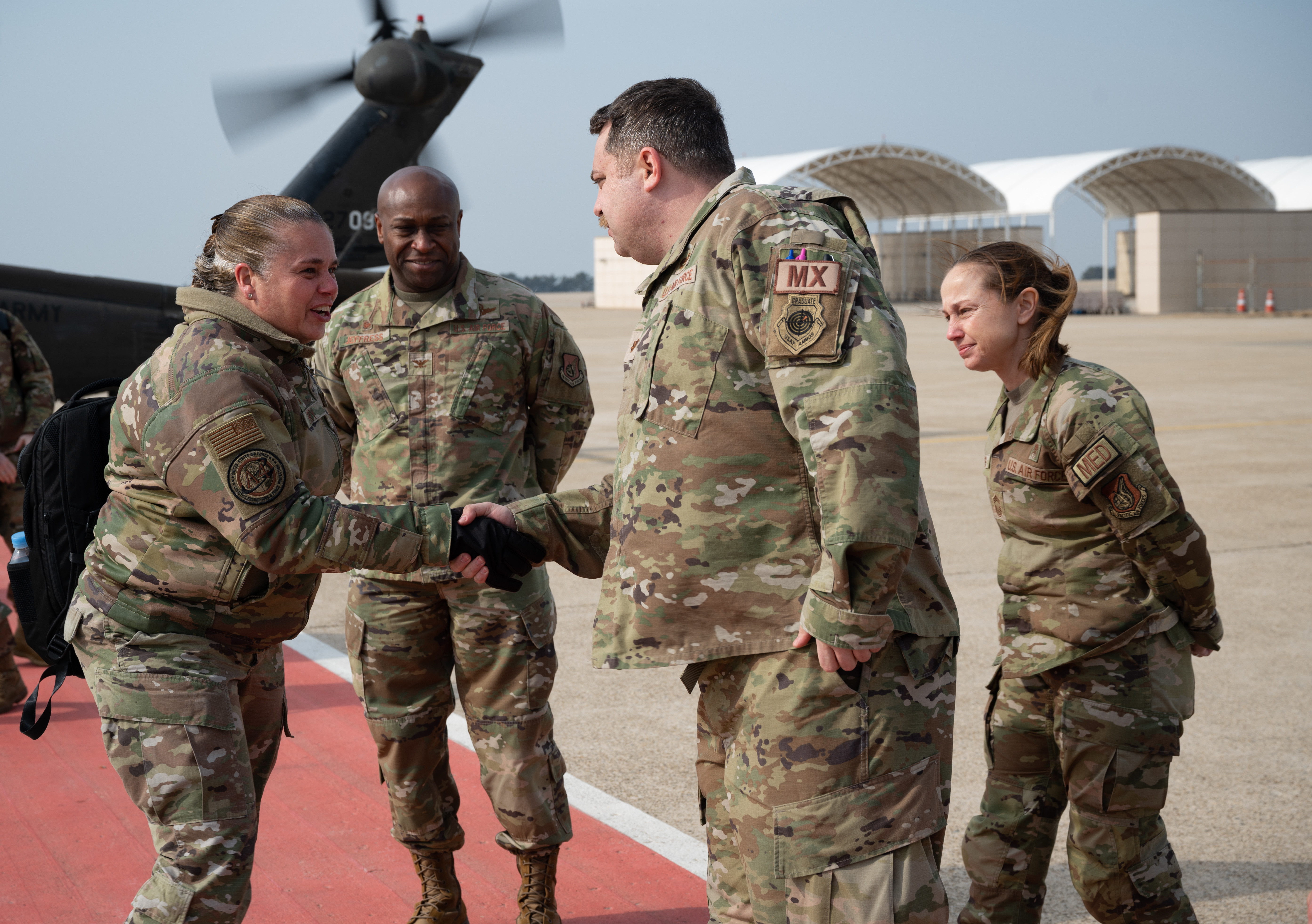 HAF director of logistics visits Wolf Pack, assesses unit needs ...