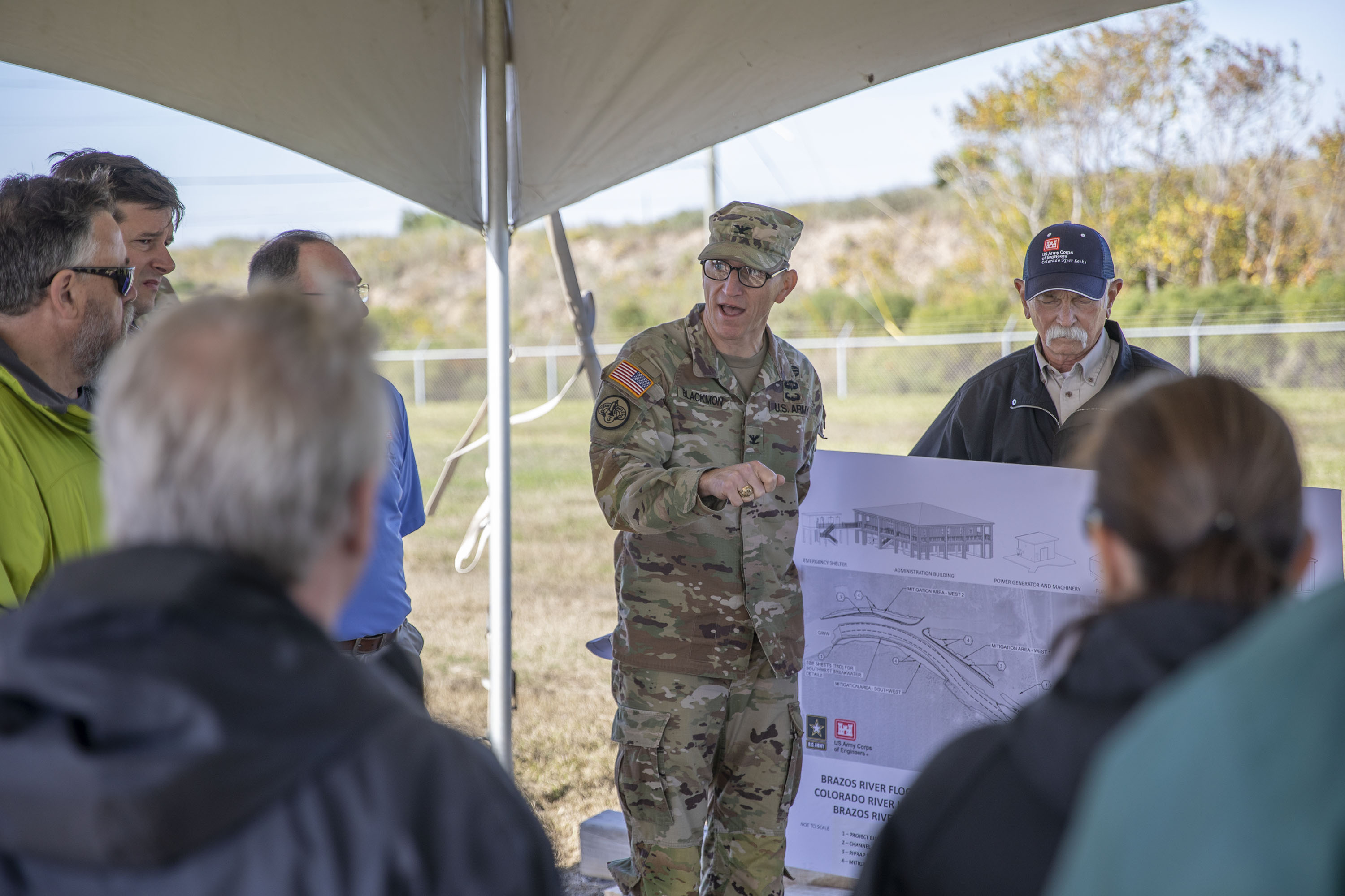 Inland Waterways Users Board visits the Brazos River Floodgates