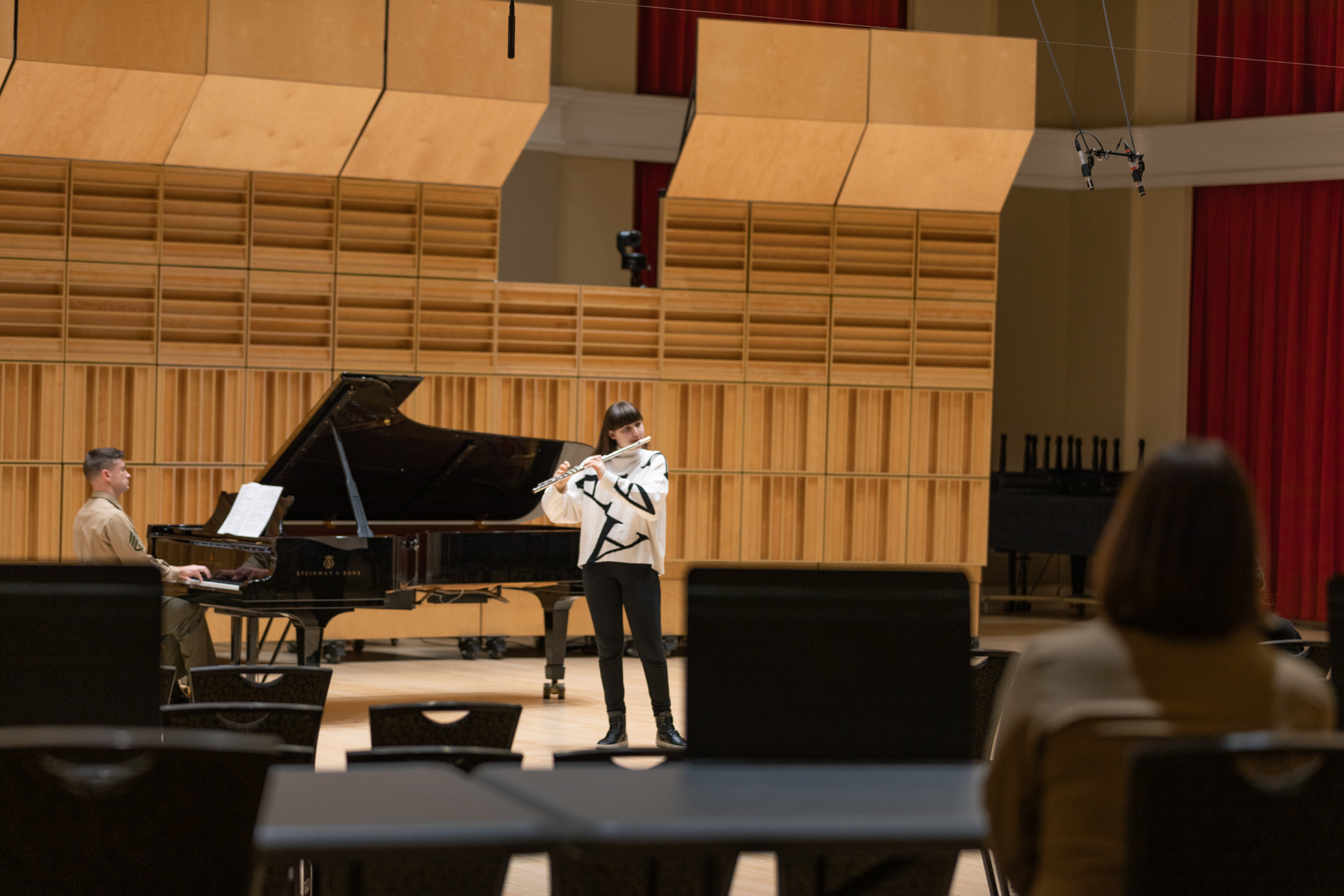 2023 Marine Band Concerto Competition Rehearsal