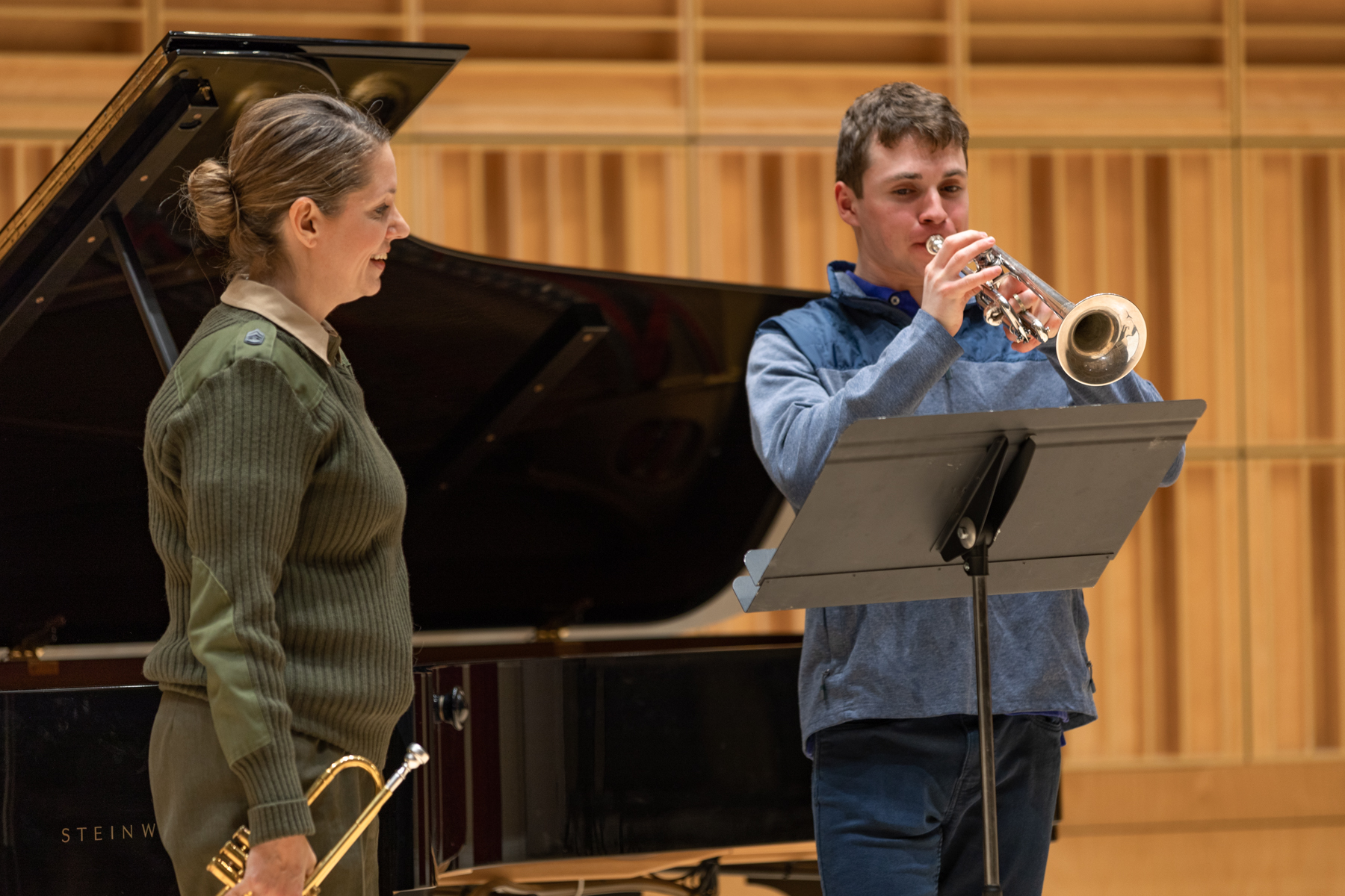 2023 Marine Band Concerto Competition Rehearsal