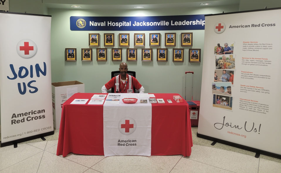 Naval Hospital Jacksonville American Red Cross volunteer program ...