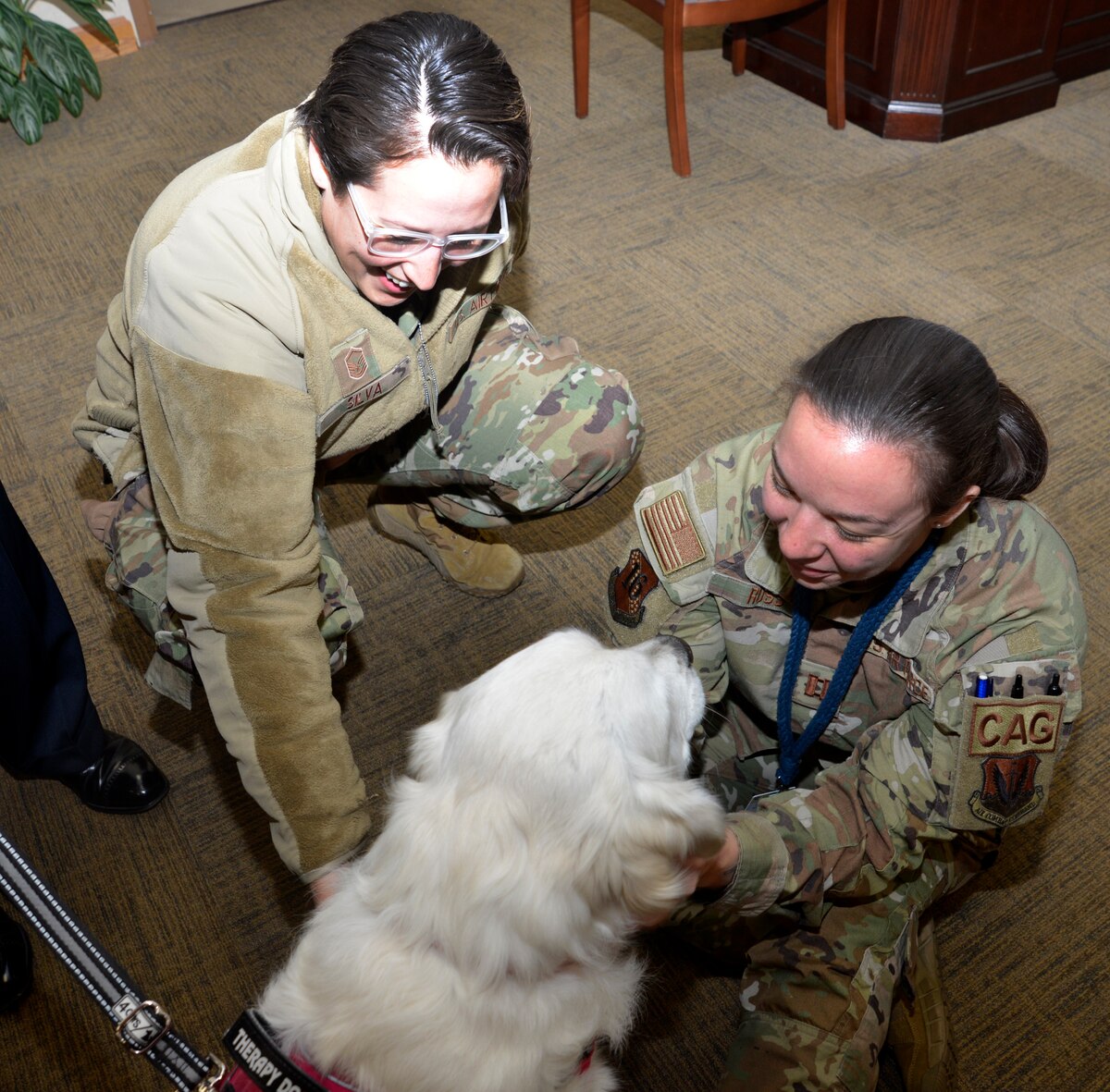 16th Air Force headquarters welcomes new four-legged wingman ...