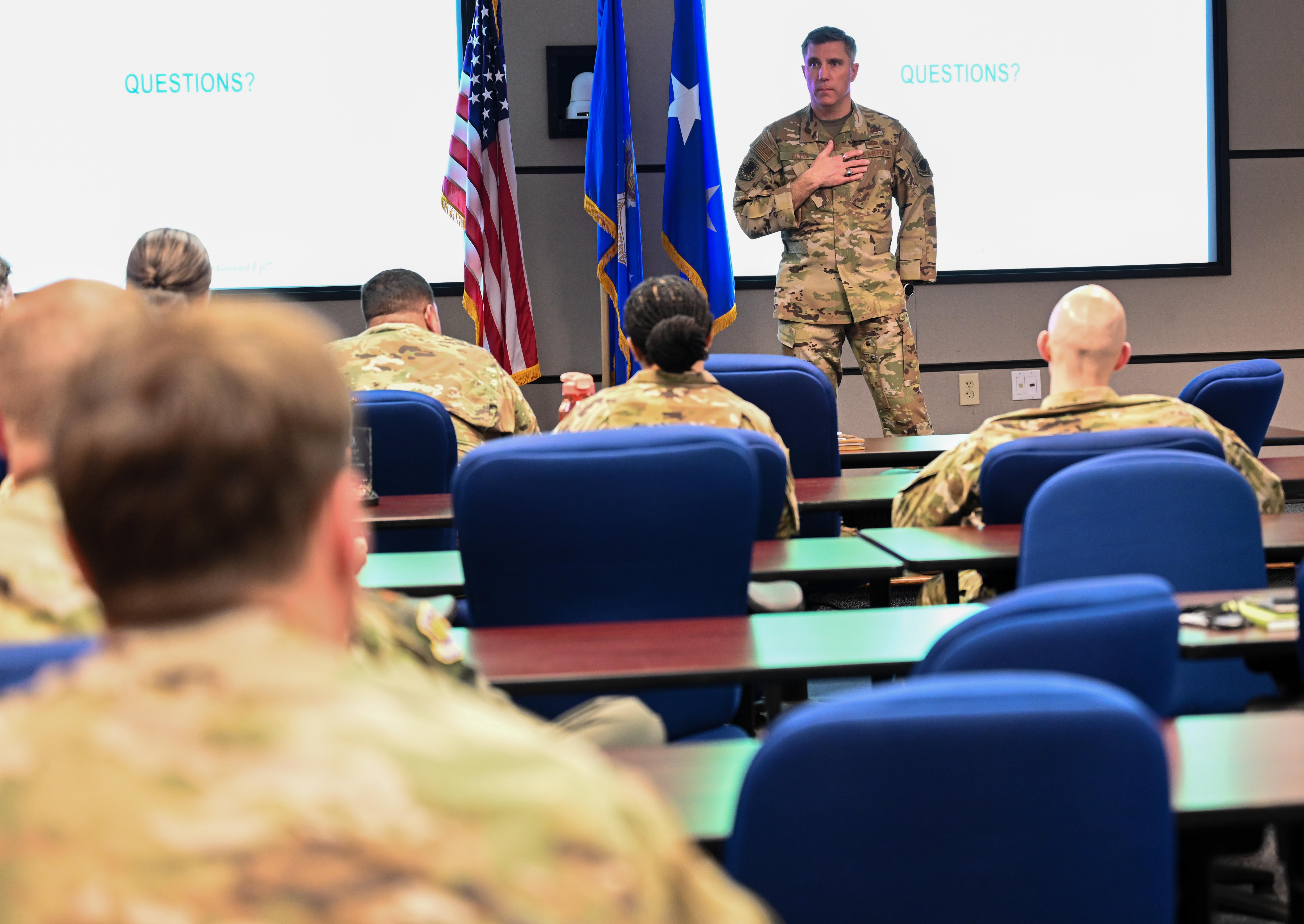 USAFEC commander hosts all call > Twenty-First Air Force & U.S. Air ...