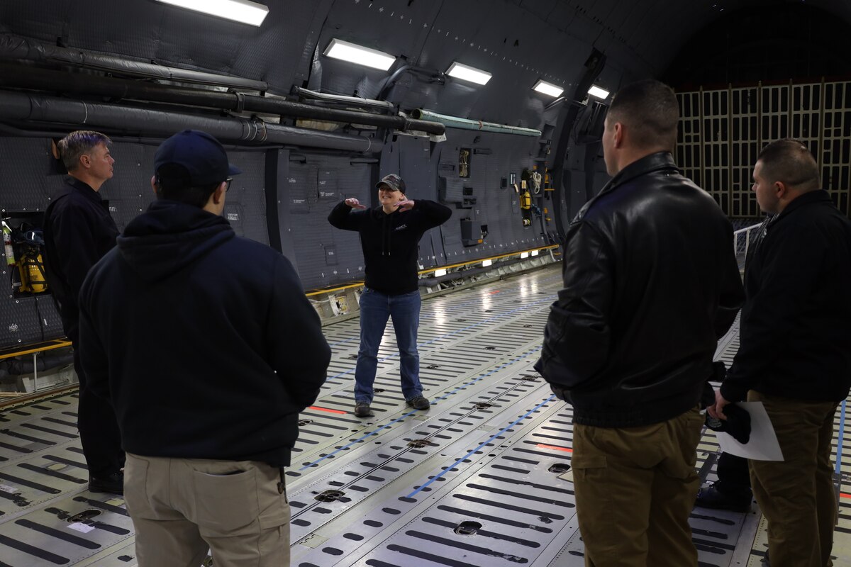 Mass. State Police Air Wing visit a C-5 > Westover Air Reserve Base ...