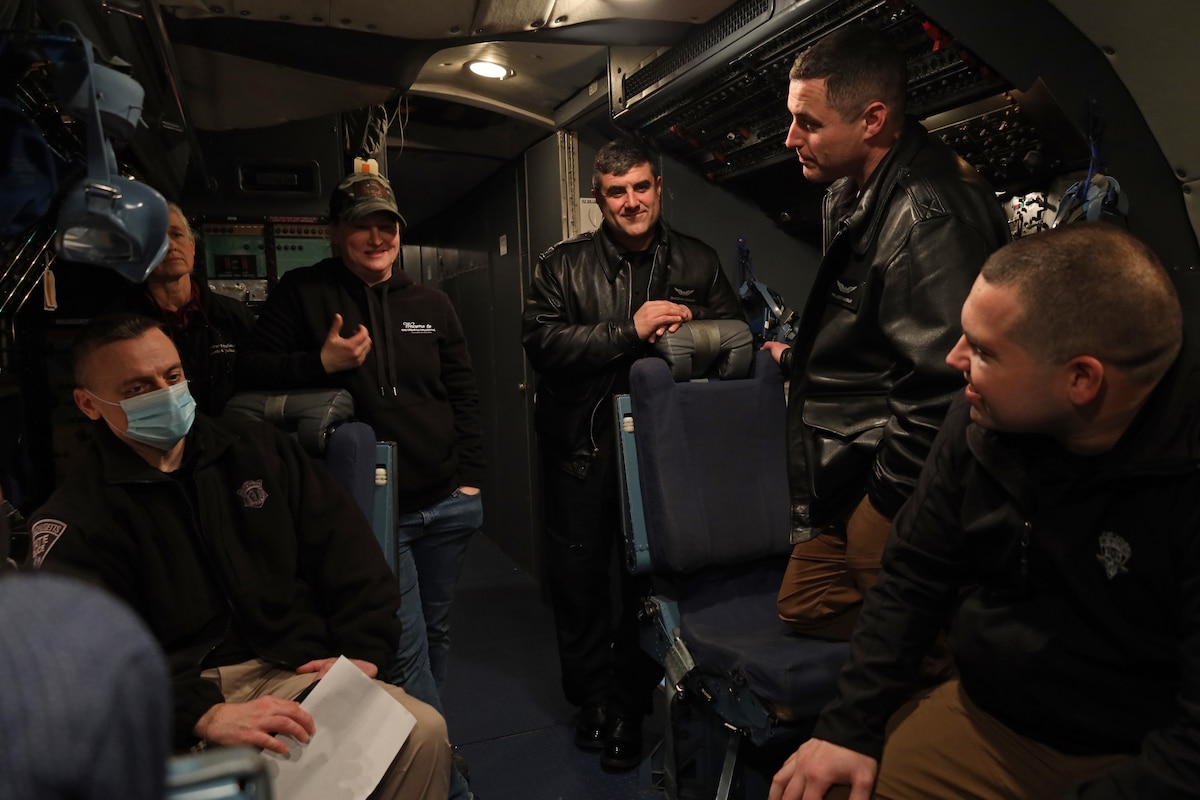 Mass. State Police Air Wing visit a C-5 > Westover Air Reserve Base ...