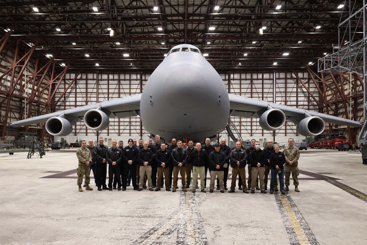 Mass. State Police Air Wing visit a C-5 > Westover Air Reserve Base ...