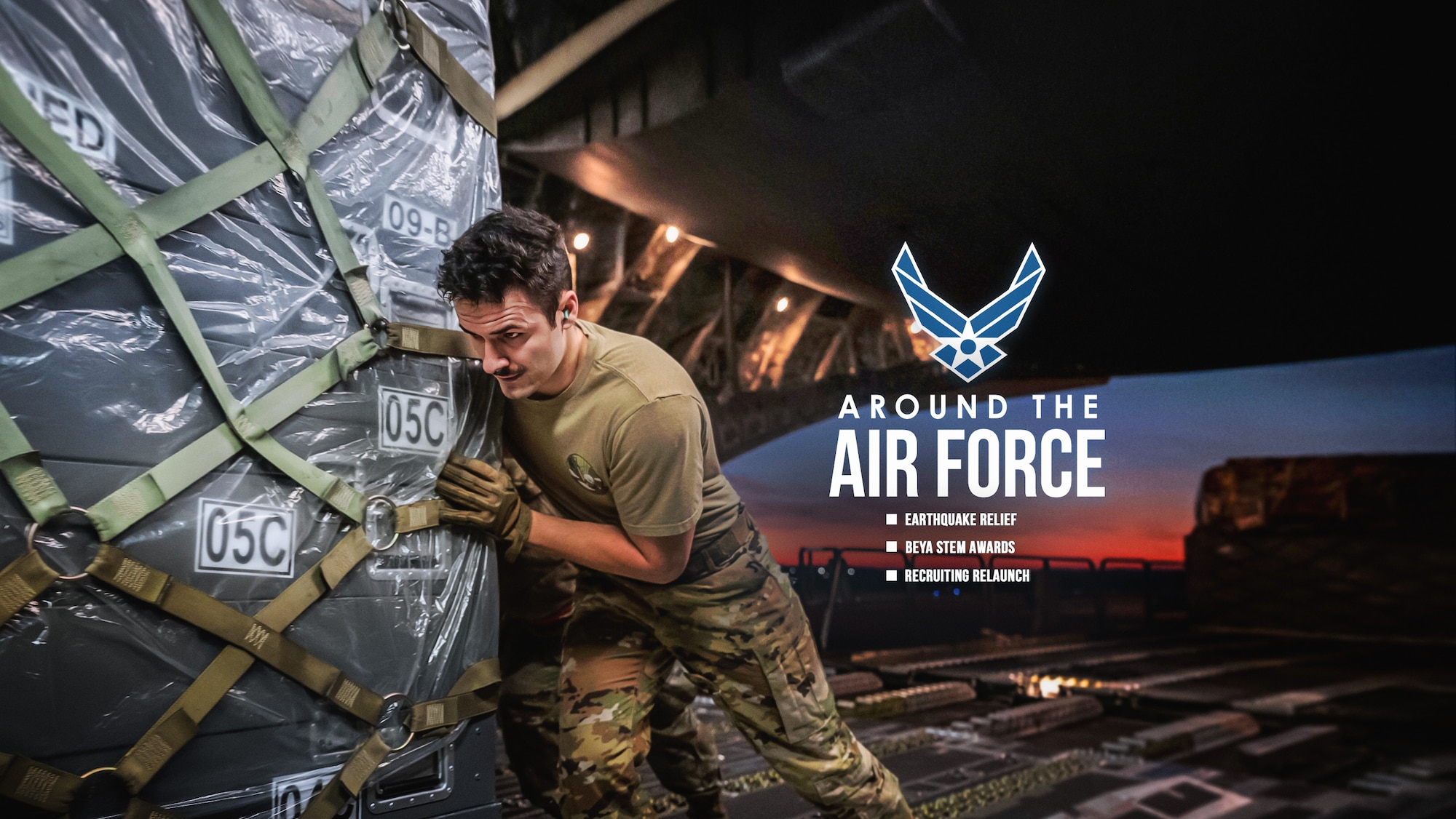 Around the Air Force: Earthquake Relief, BEYA STEM Awards, Recruiting ...