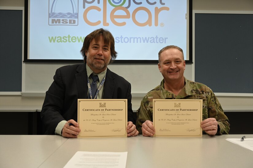 Corps of Engineers, Metropolitan St. Louis Sewer District, expand ...