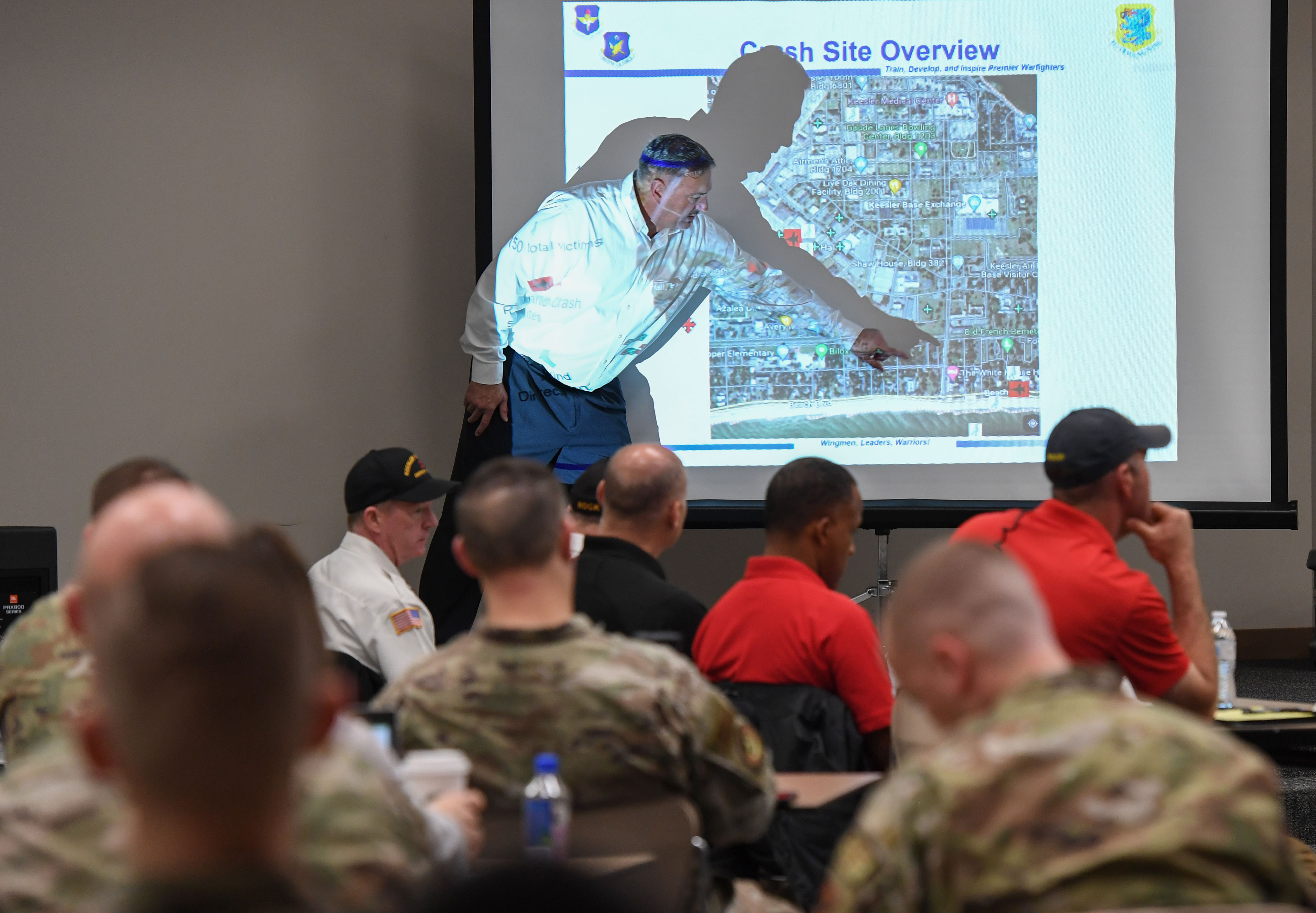 Photos: Keesler hosts joint table top exercise > Air Education and ...