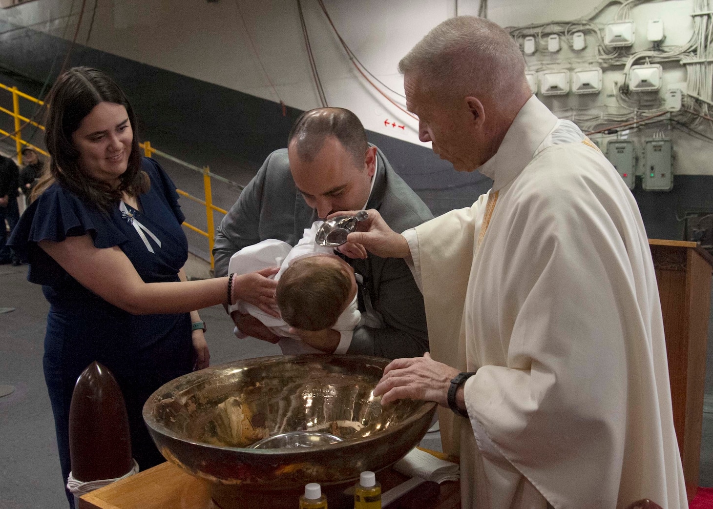 Baptism Onboard USS Boxer (LHD 4) > United States Navy > News Stories