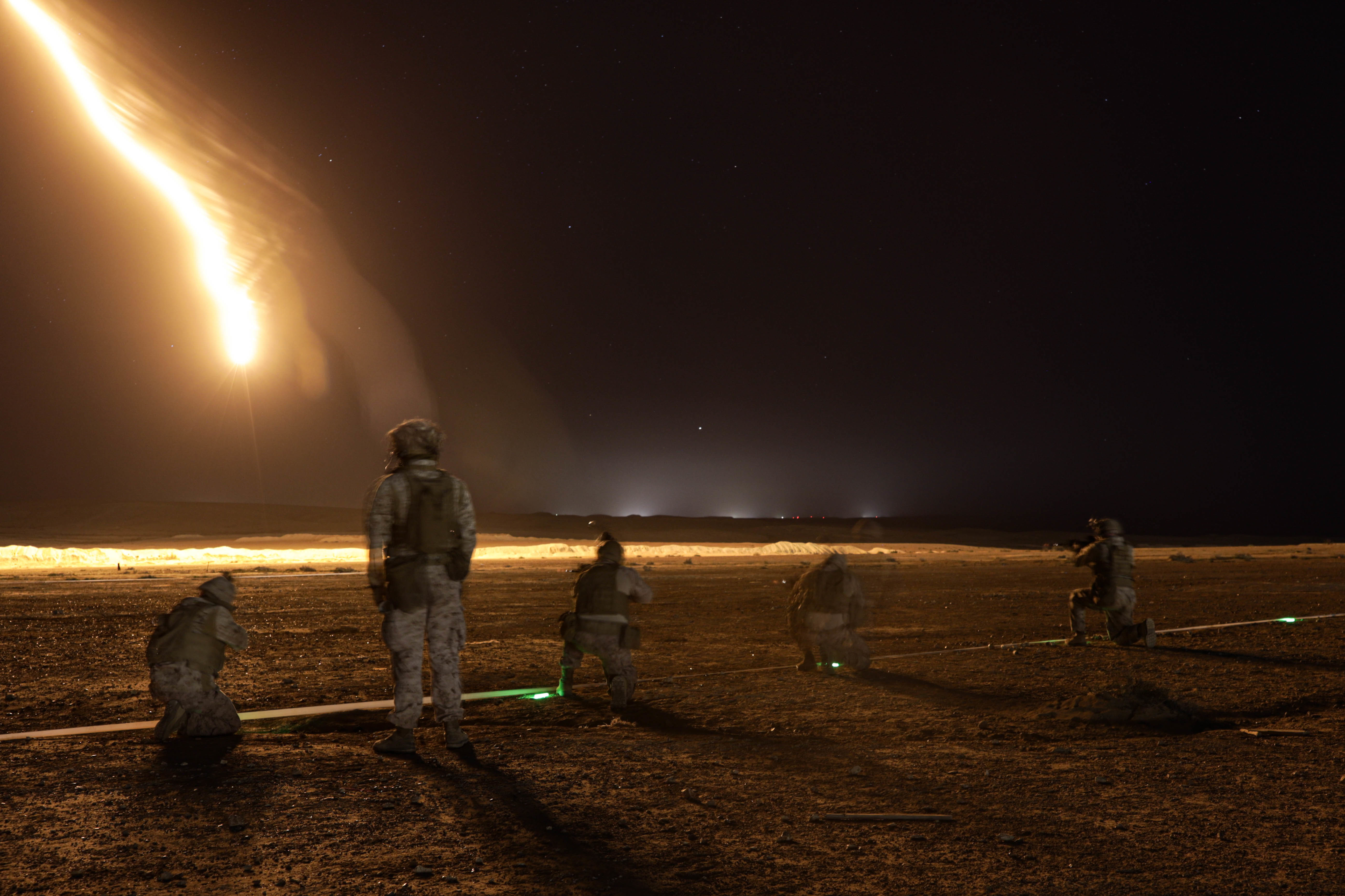 U.S. Marines with 3rd ANGLICO conduct ranges during Intrepid Maven 23.2