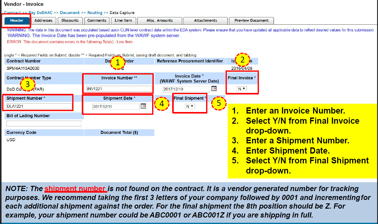 Stand Alone Invoicing Process