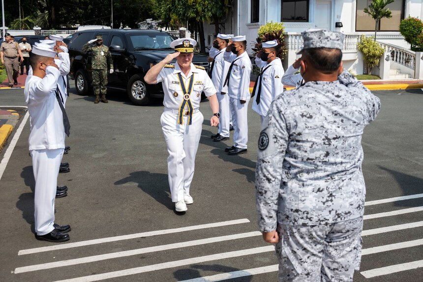 CNO Visits Philippines To Discuss Regional Security Importance Of The
