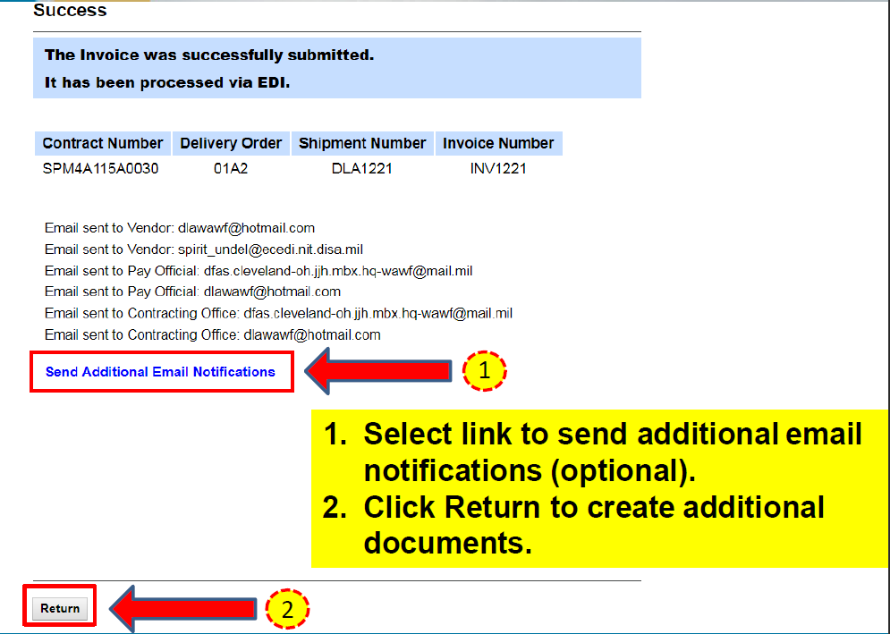 Stand Alone Invoicing Process
