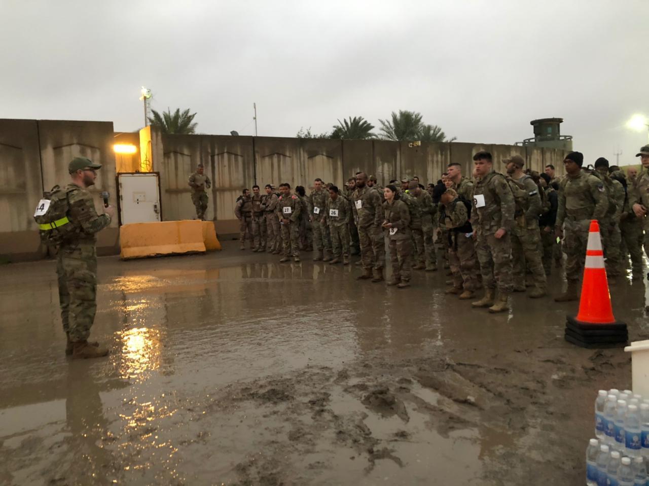 Coalition forces complete Norwegian Ruck March