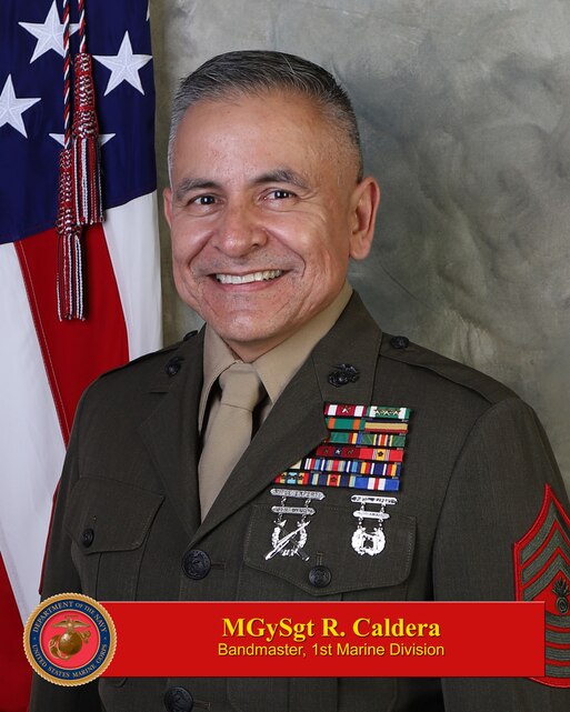 Master Gunnery Sergeant Raul Caldera > Marine Music > Official Biography